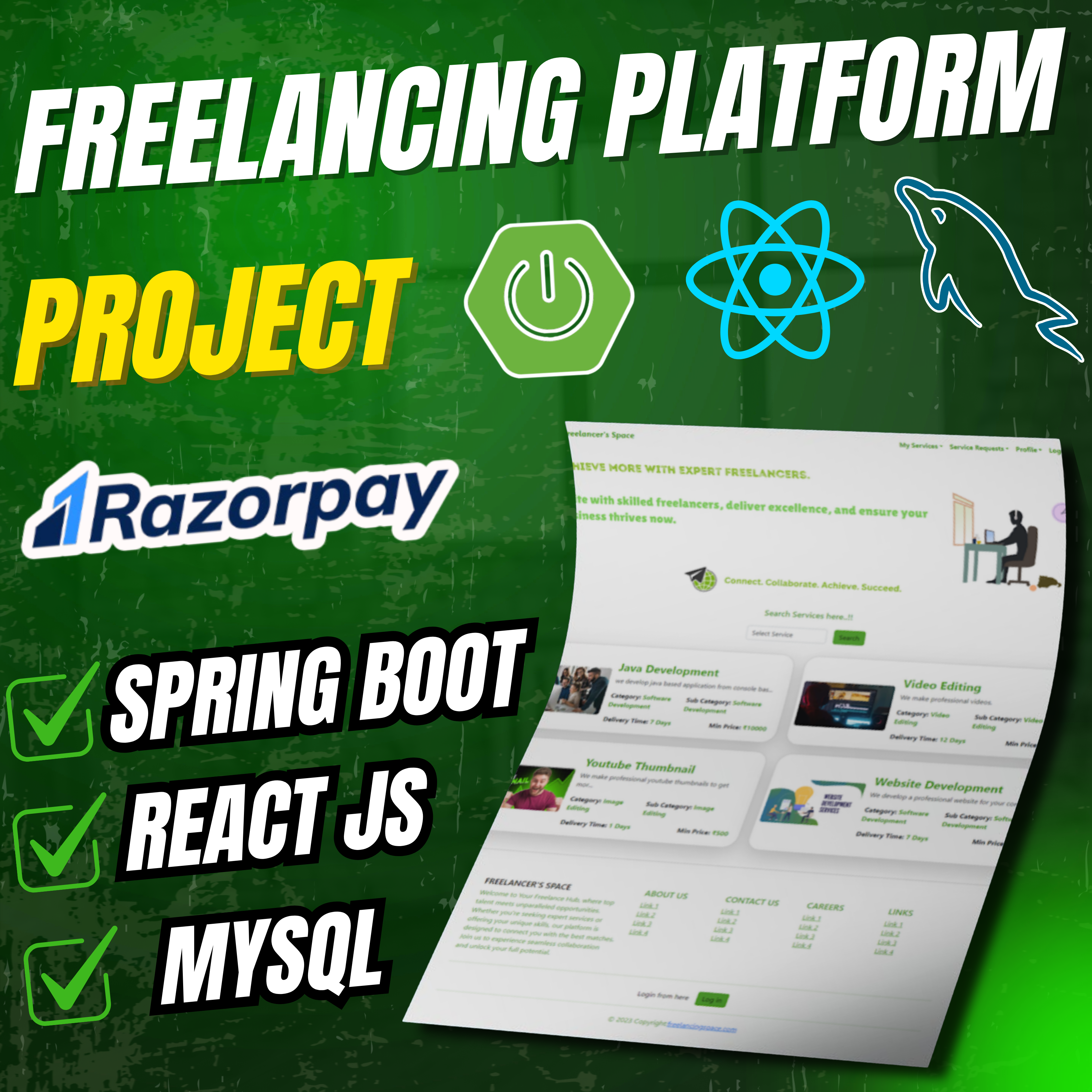 Freelancing Platform Project Source Code | Spring Boot React JS MySQL ...