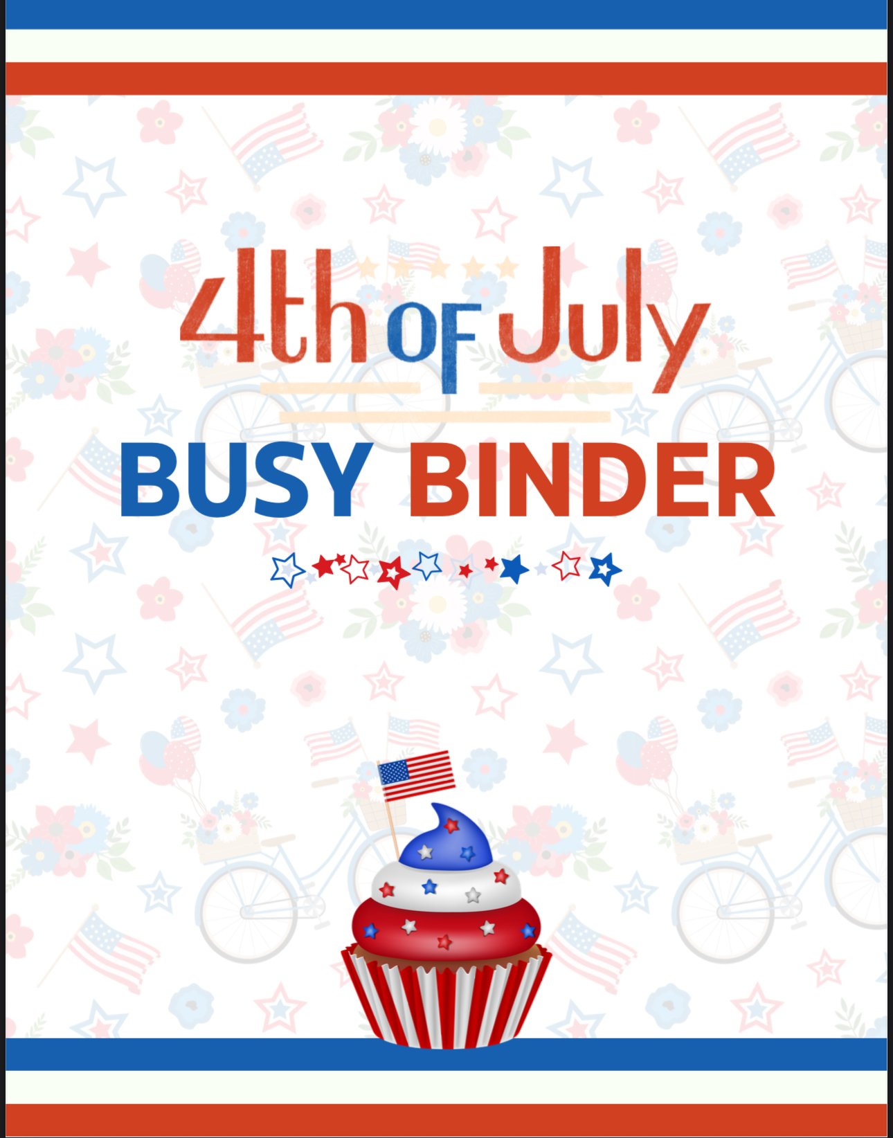🇺🇸4th of July Busy Binder – 12 Printable Learning Activities - Payhip