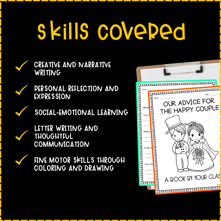 Teacher Getting Married - Student Wedding Advice & Gift Book