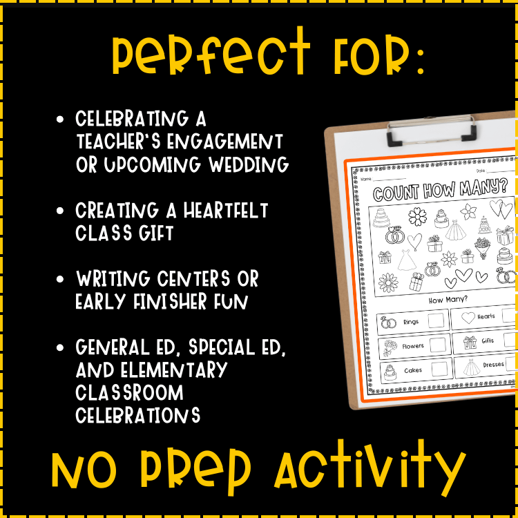 Teacher Getting Married - Student Wedding Advice & Gift Book