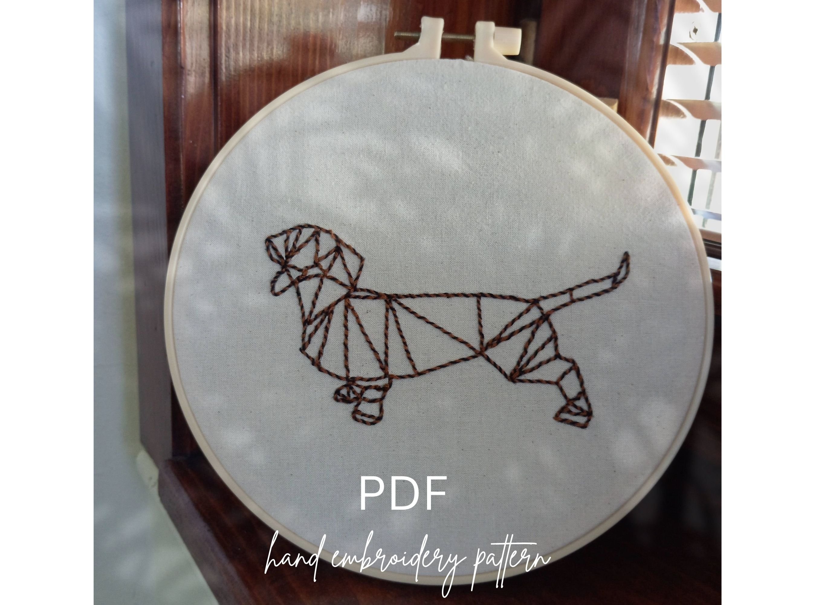 Dachshund Embroidery Pattern - Payhip