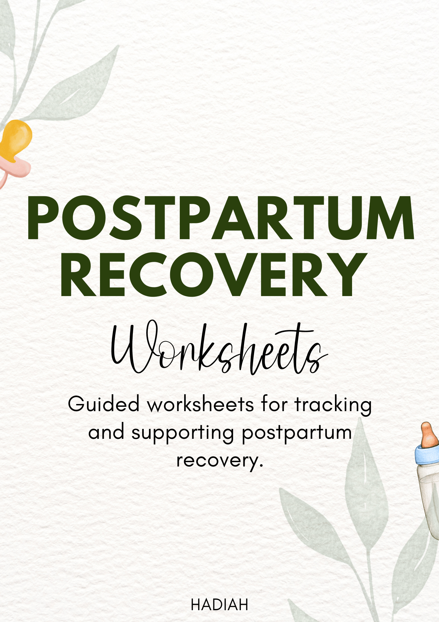 Postpartum Recovery Worksheets - Payhip