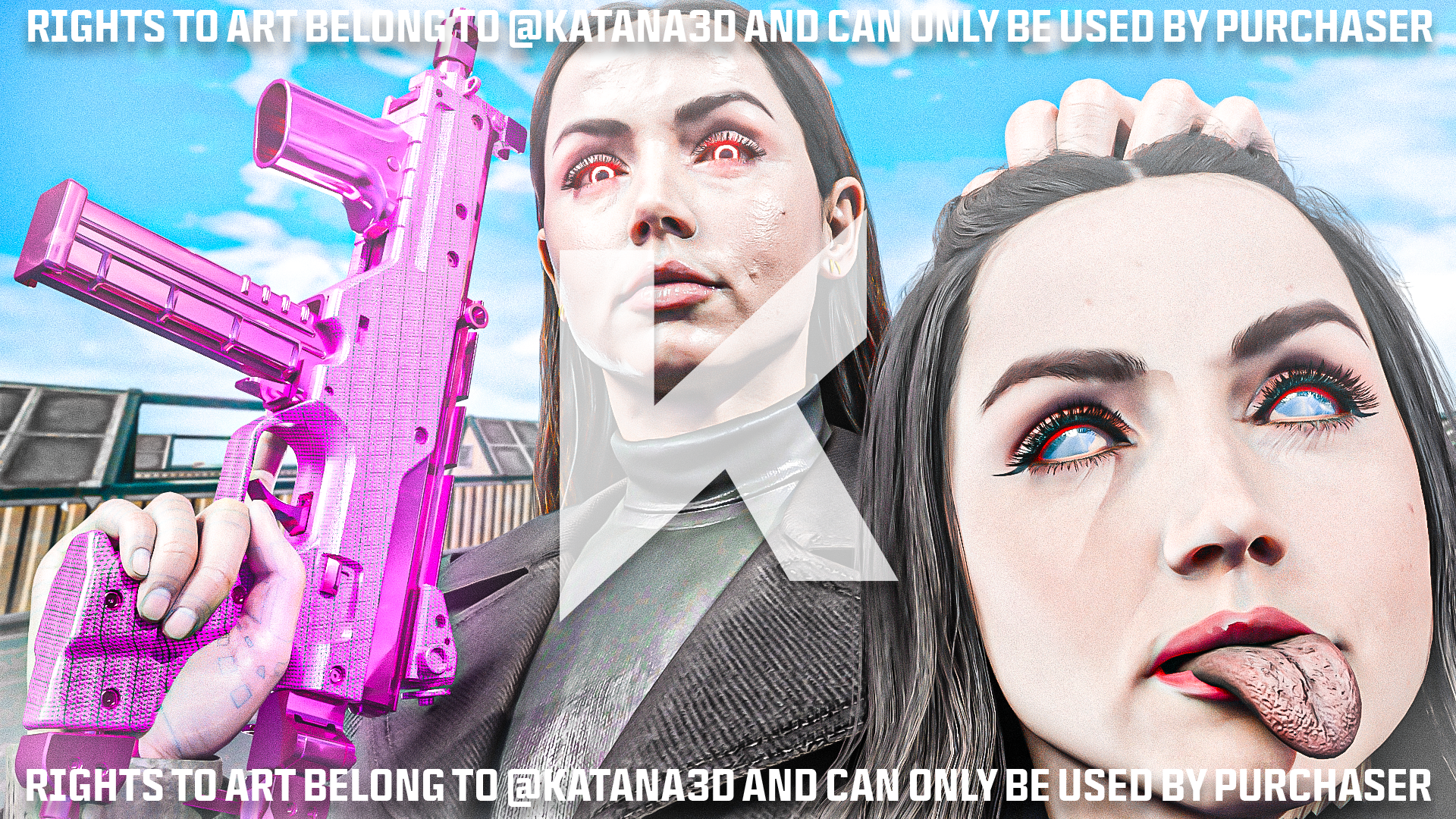 COD/Warzone Thumbnail - Ballerina LC10 (Obsidian Plague Diamond) - Payhip