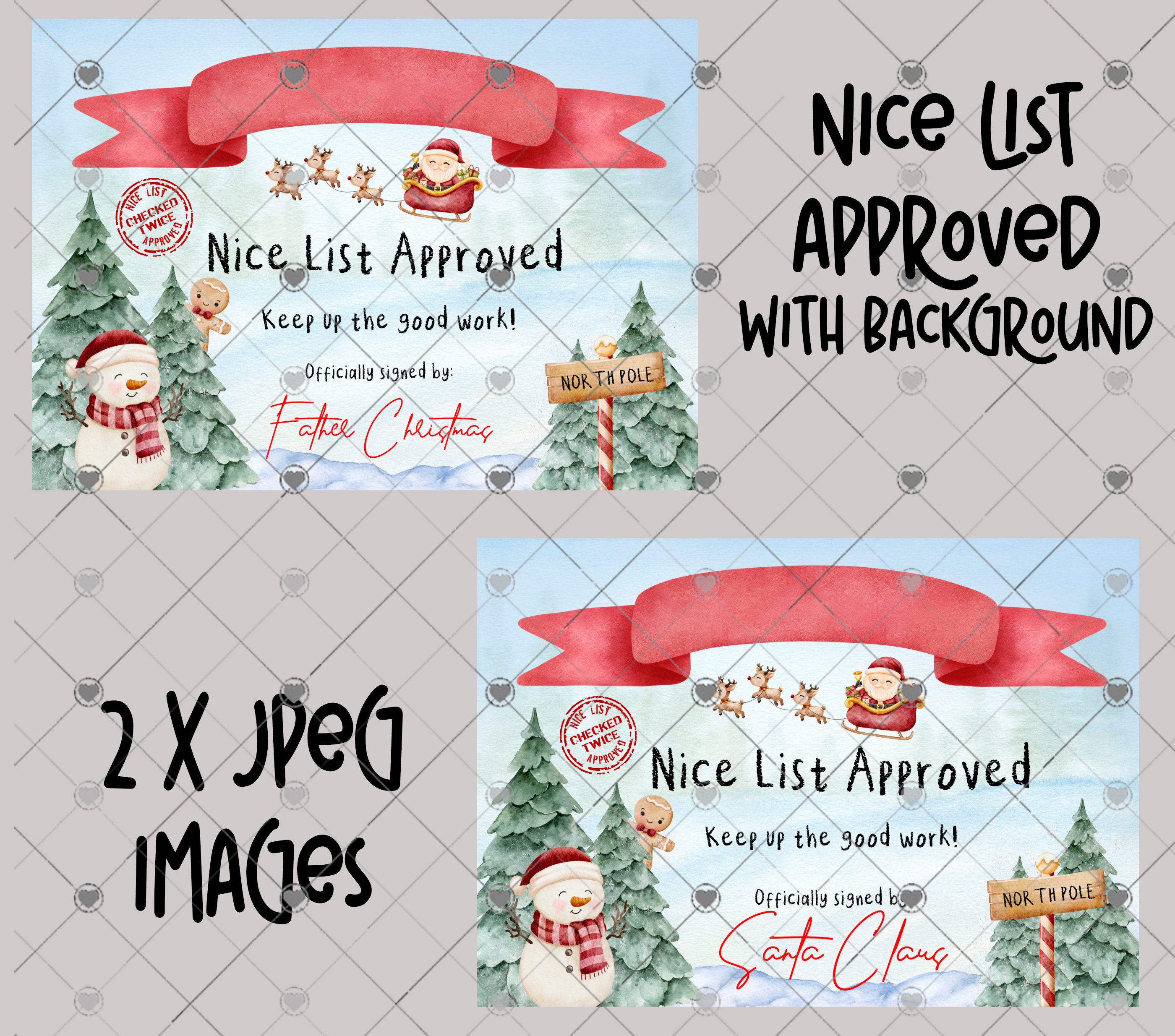 Nice List Approved with a background - Payhip