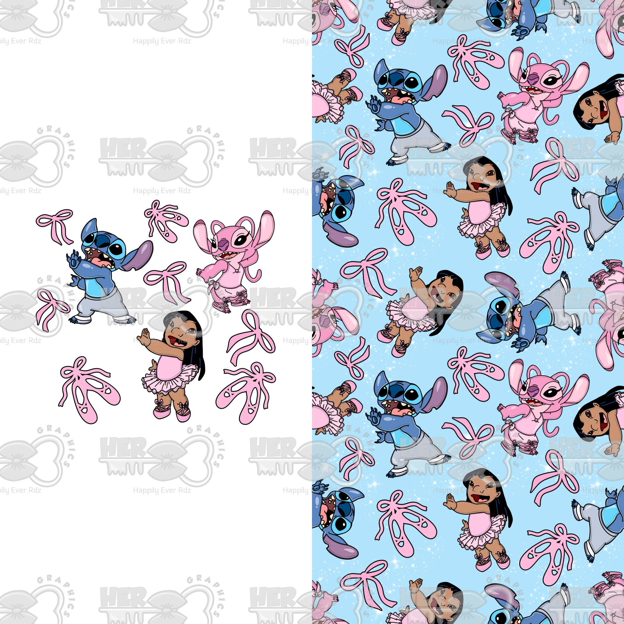 Lilo & Stitch Ballet Seamless - Payhip