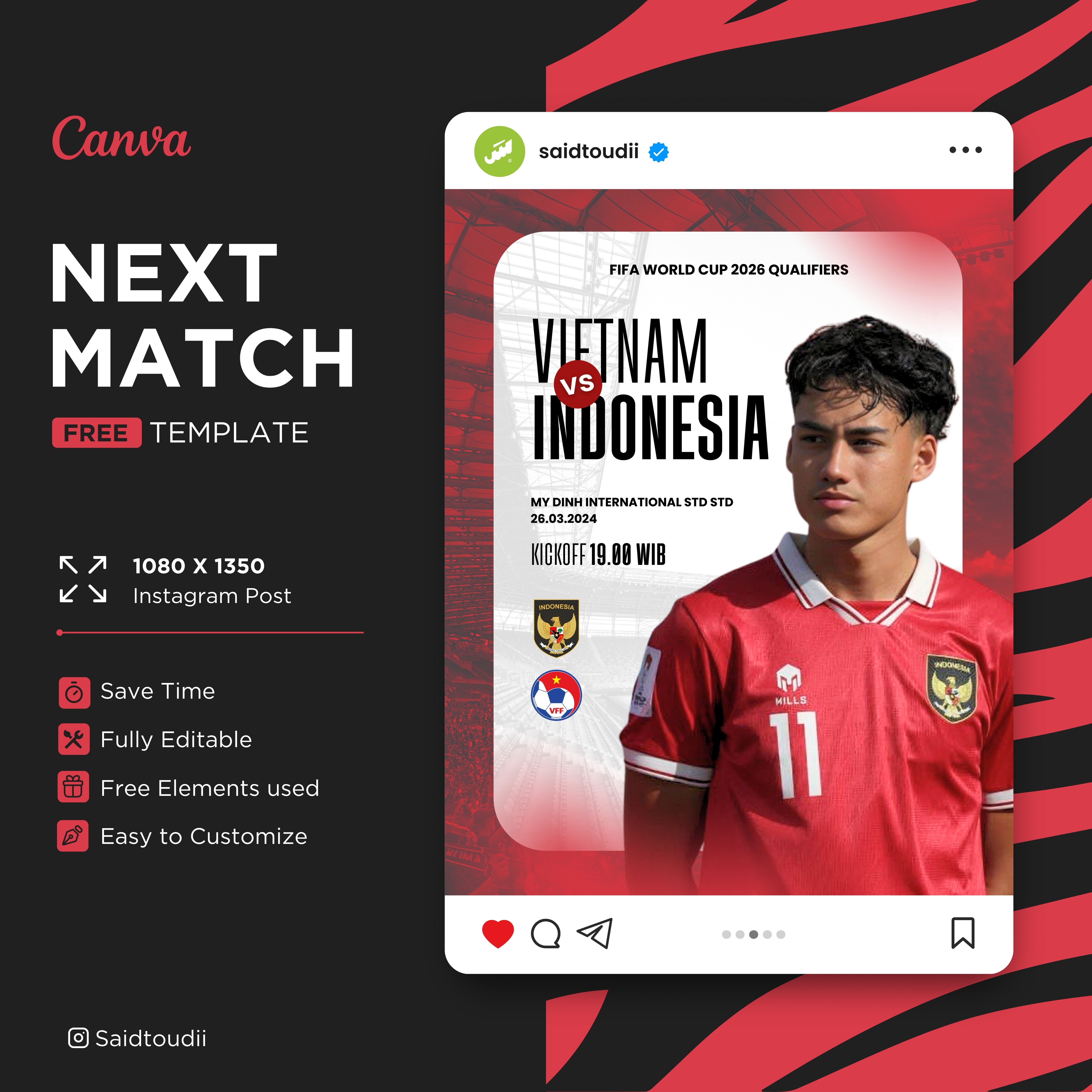 Next Match canva template - Payhip