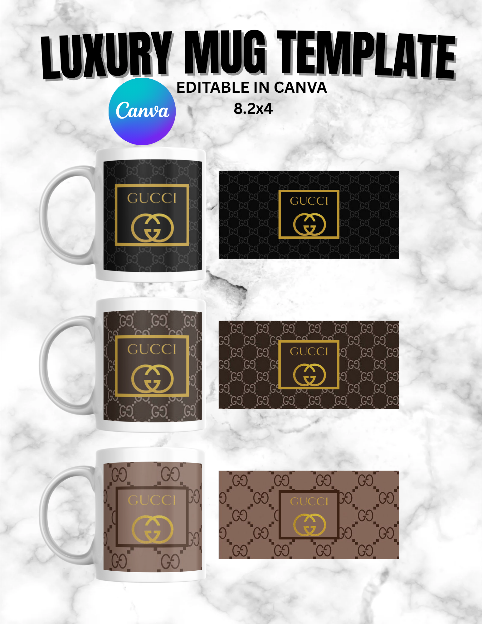 GUCCI MUG LABEL TEMPLATE - Payhip