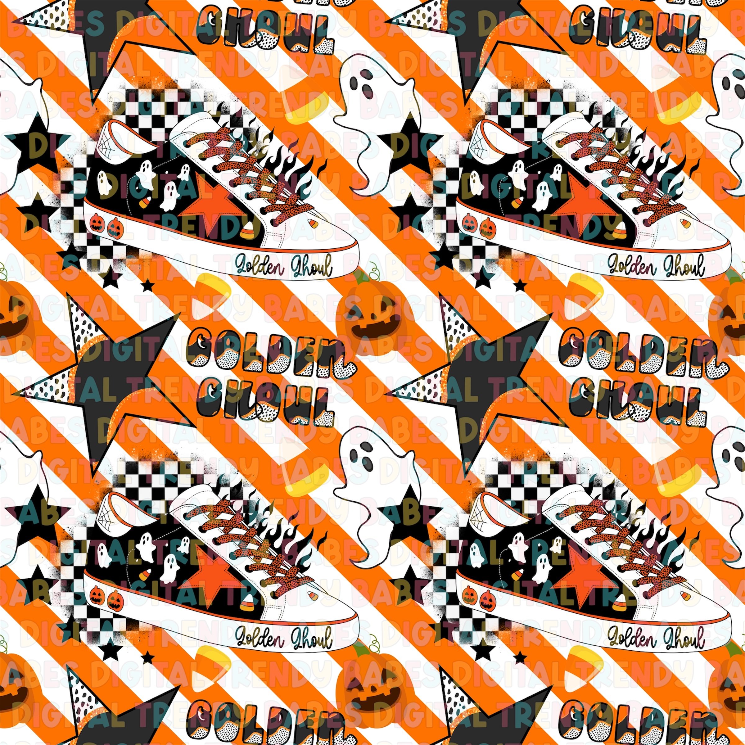 Golden Ghouls Seamless - Payhip