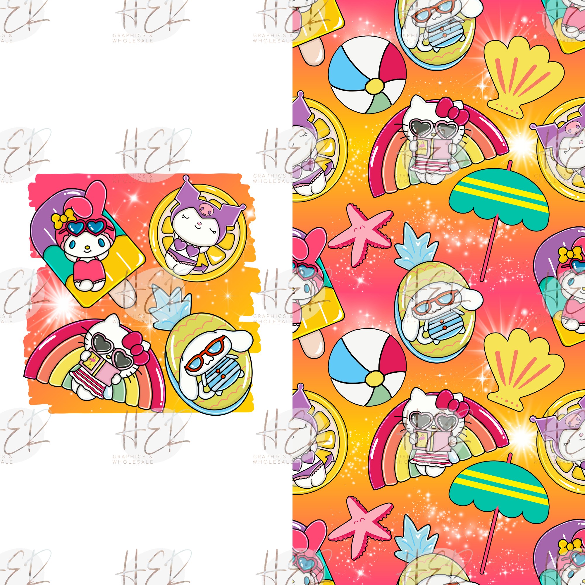 Sanrio Swim Seamless - Payhip