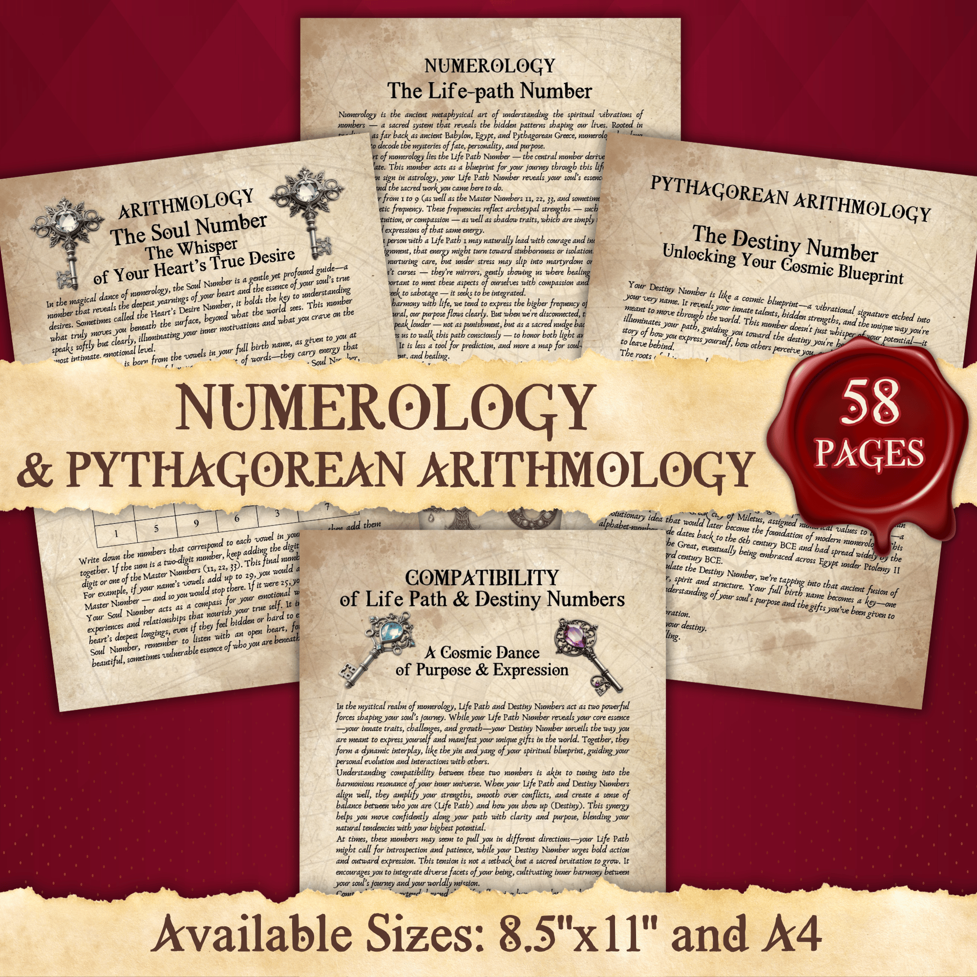 NUMEROLOGY & PYTHAGOREAN ARITHMOLOGY - Payhip