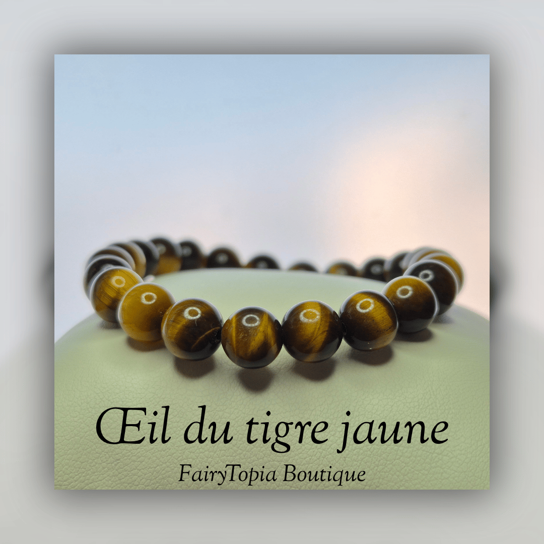 Bracelet Œil du tigre jaune - Payhip