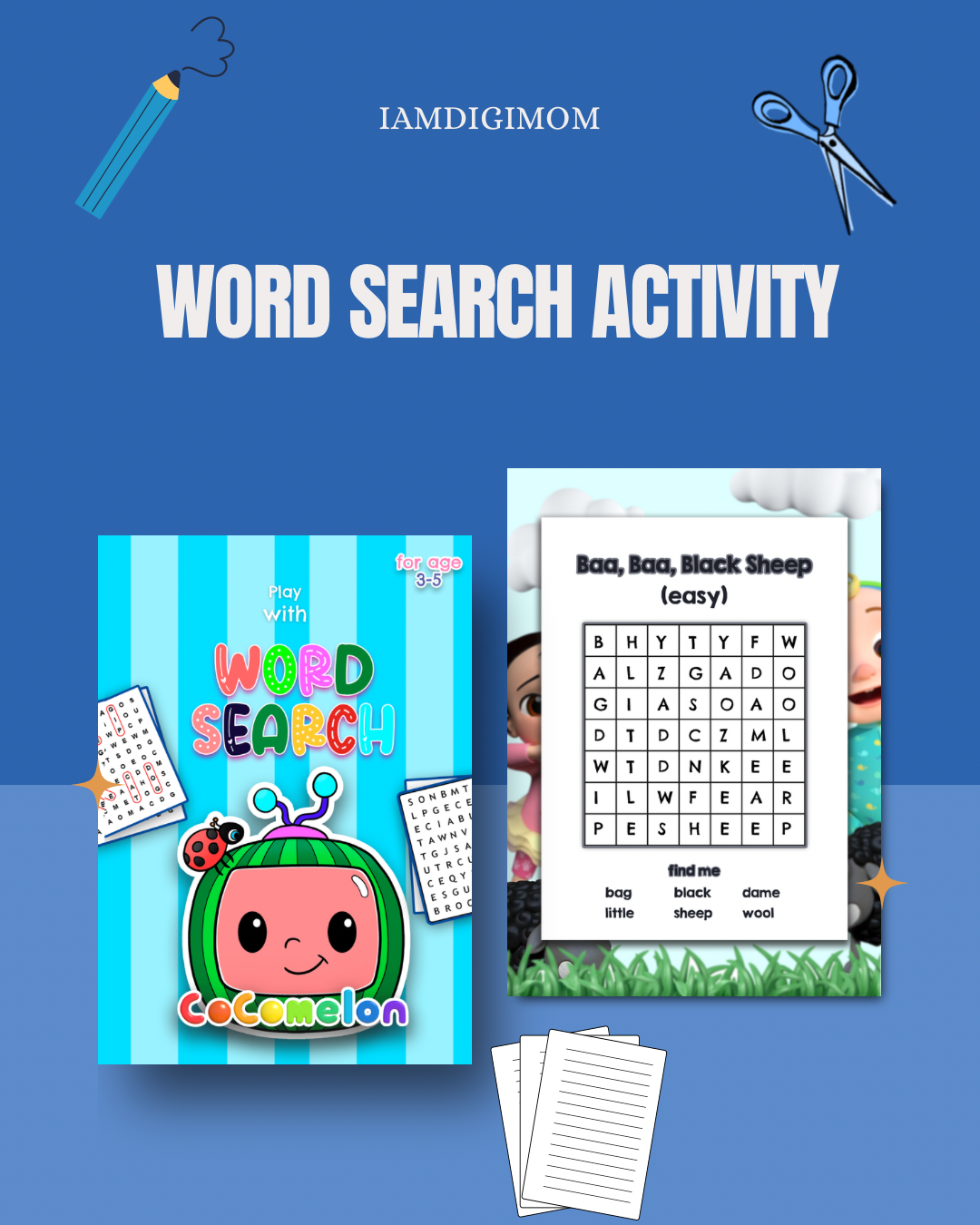 Kids Activity Bundle – Miss Rachel & Cocomelon | Learn Colors & Word ...