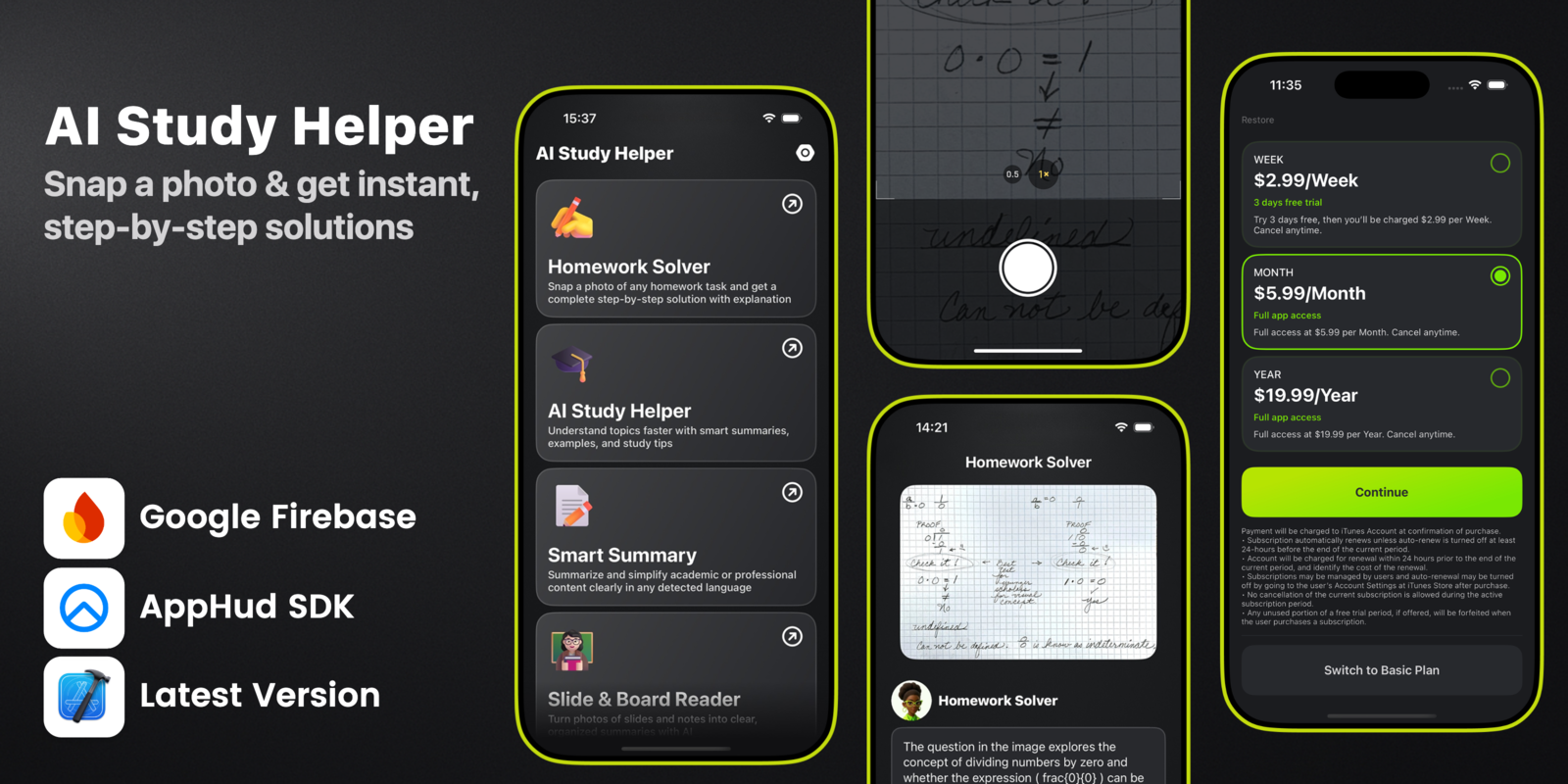 AI Study & Homework Helper - iOS App Source Code - Payhip