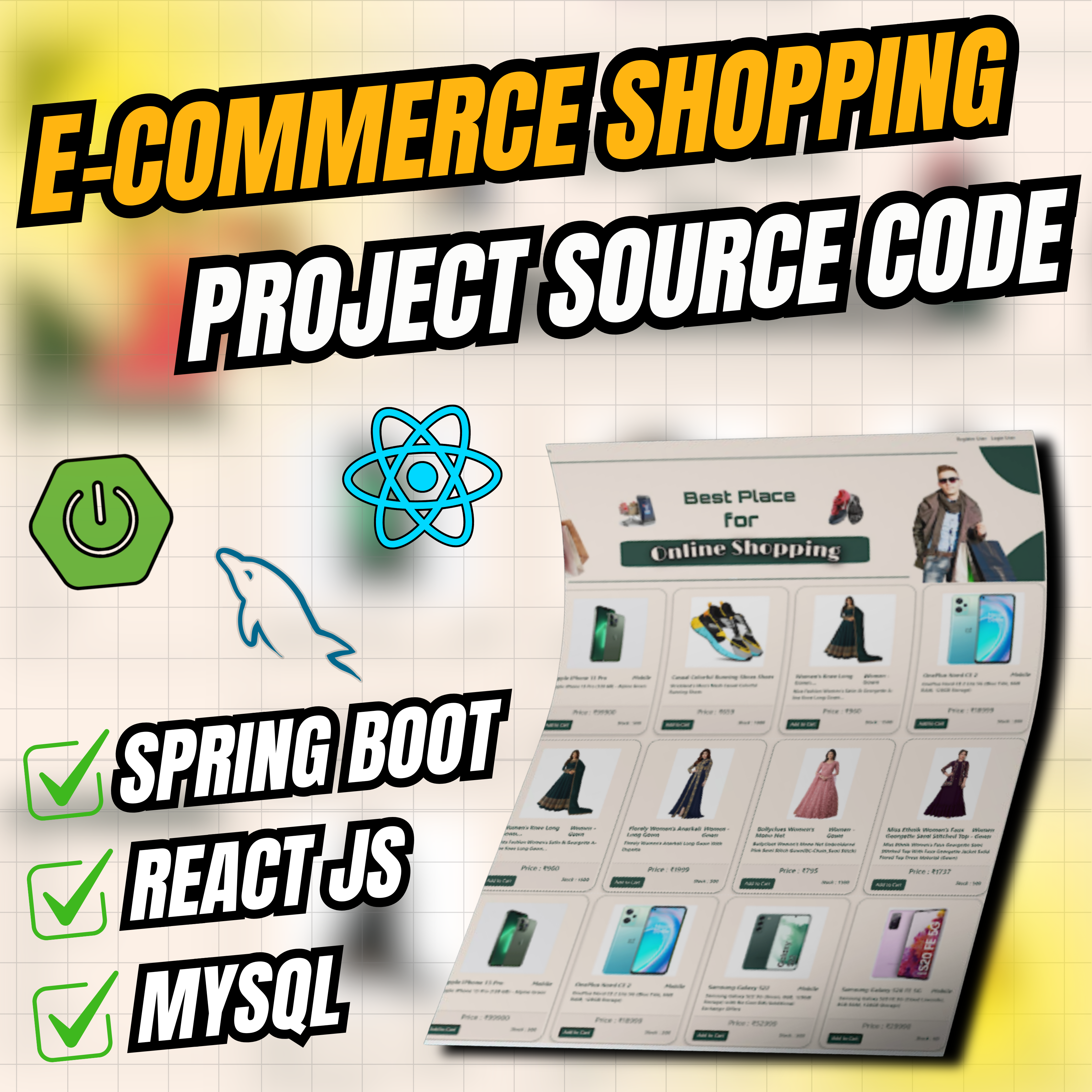 E-commerce Project Source Code | Spring Boot React JS MySQL | Ecommerce Online Shopping System ...