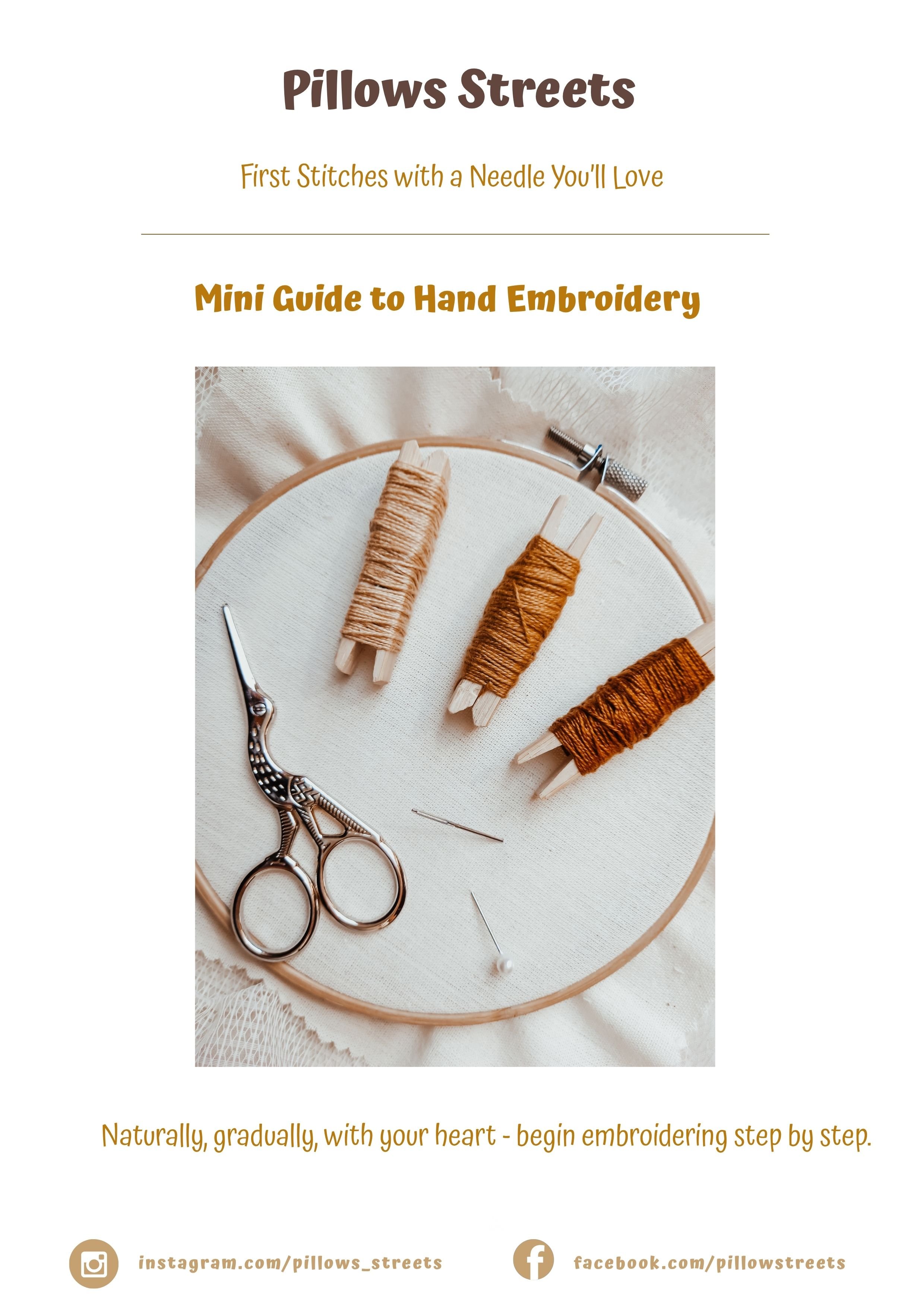 First Stitches – A Beginner’s Mini Guide to Embroidery - Payhip