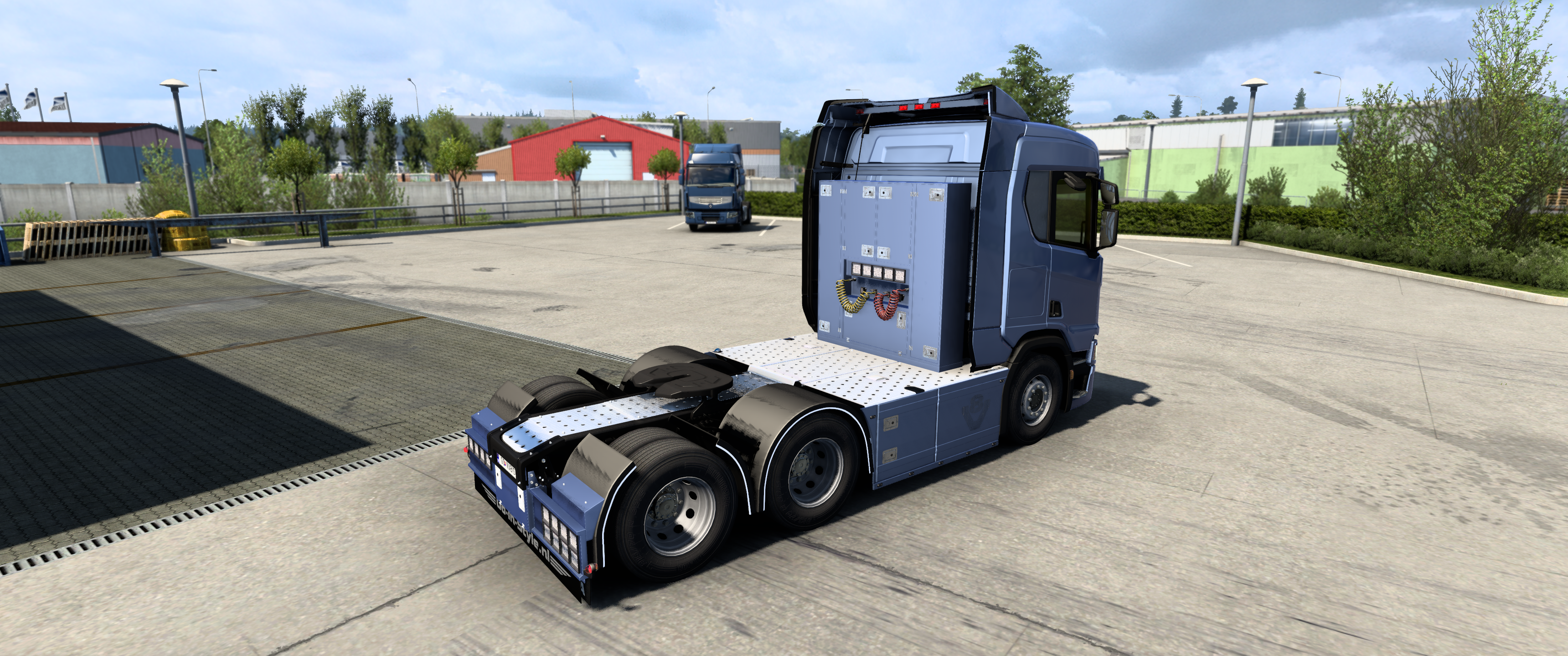 [chassis cover tuning part] Scania NG Original chassis cover (6x2, 6x4 ...