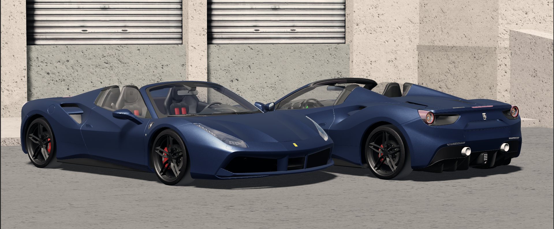 Ferrari 488 Spider(Blue Version) - Payhip
