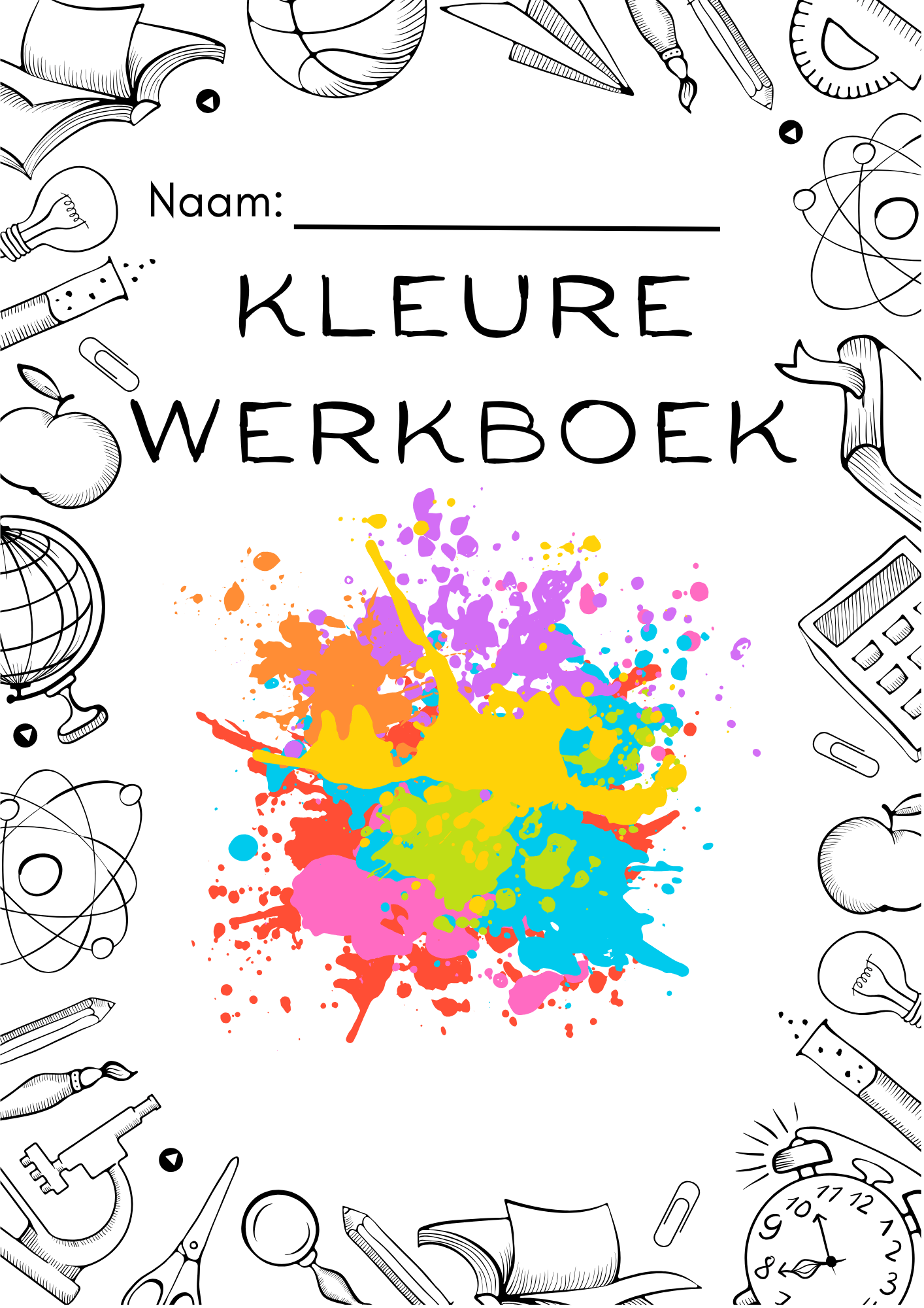Voorskoolse Kleure Werkboek (Ouderdomme 3-6) | 11 Kleure Sortering ...