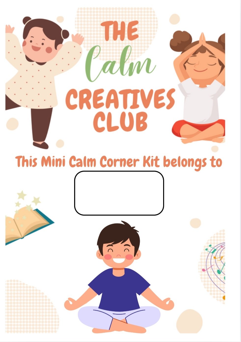 Mini Calm Corner Kit 💛 - Payhip
