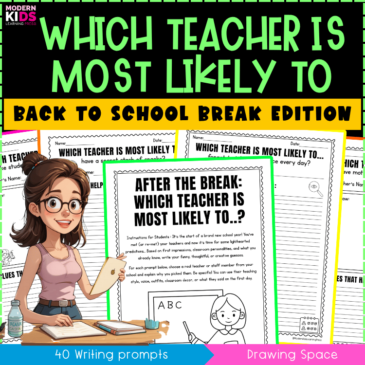 Which Teacher Is Most Likely to Back to School Break Edition