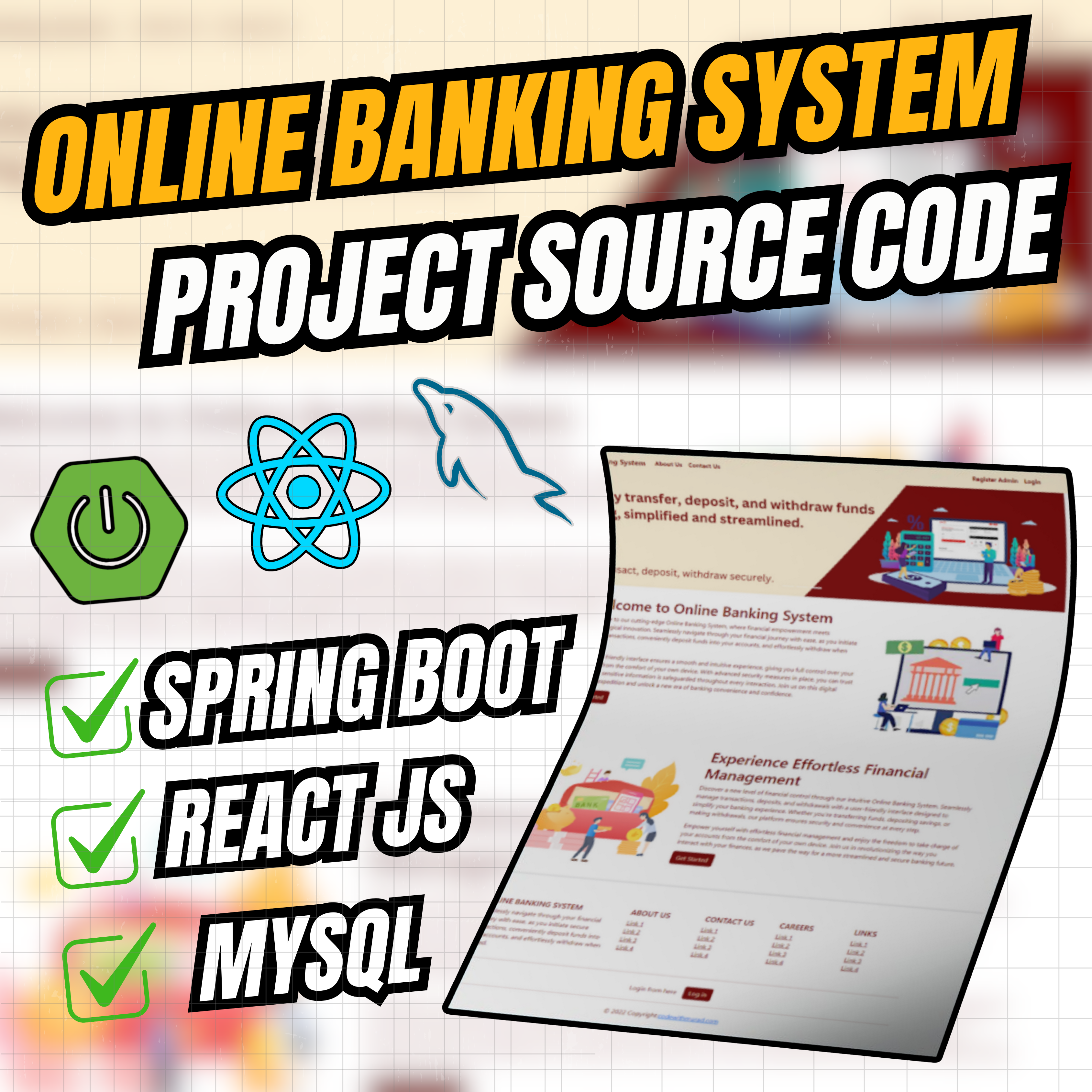 Online Banking System Project Source Code using Spring Boot React JS ...