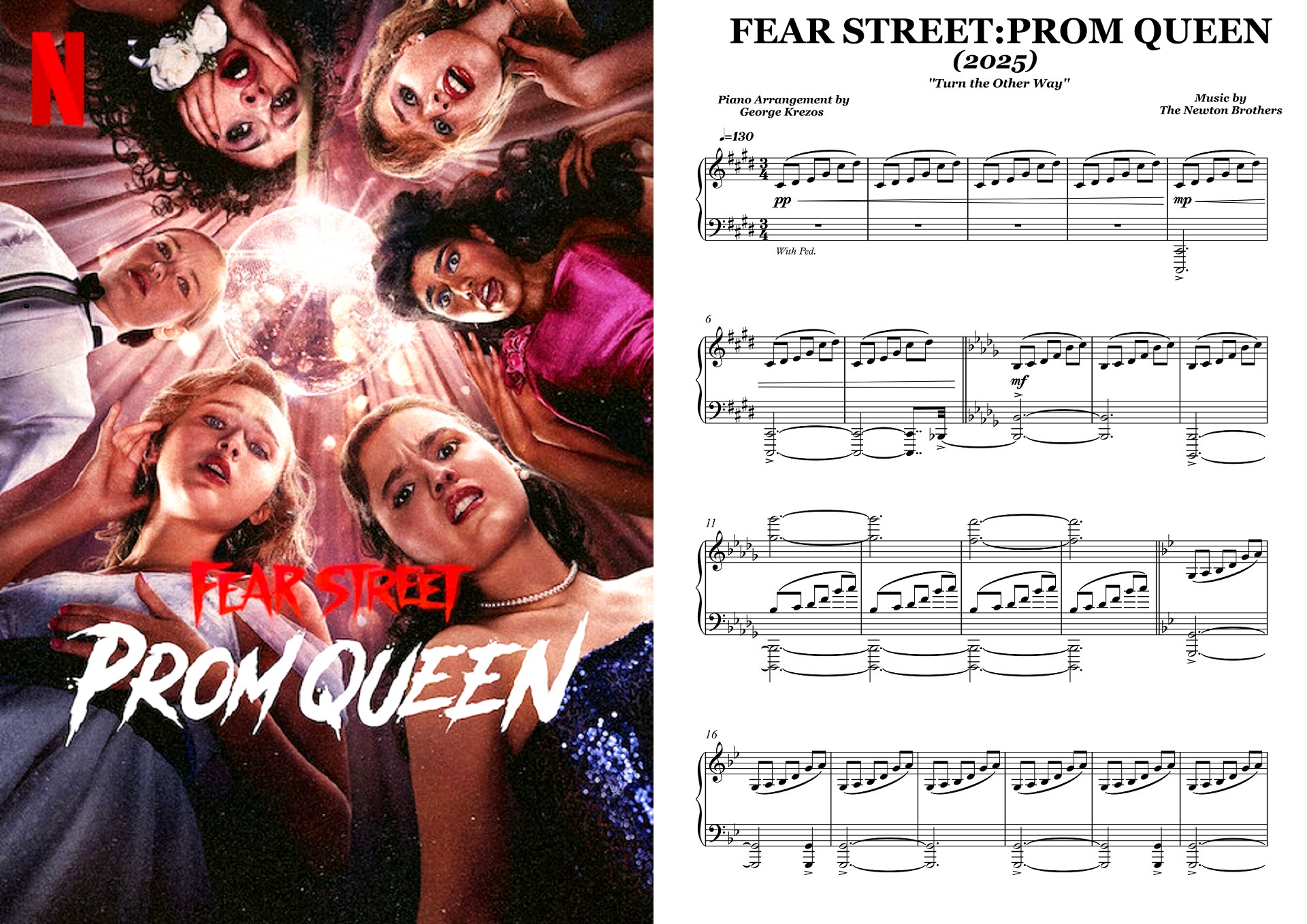 FEAR STREET: PROM QUEEN (2025) Turn the Other Way - Piano Arrangement ...
