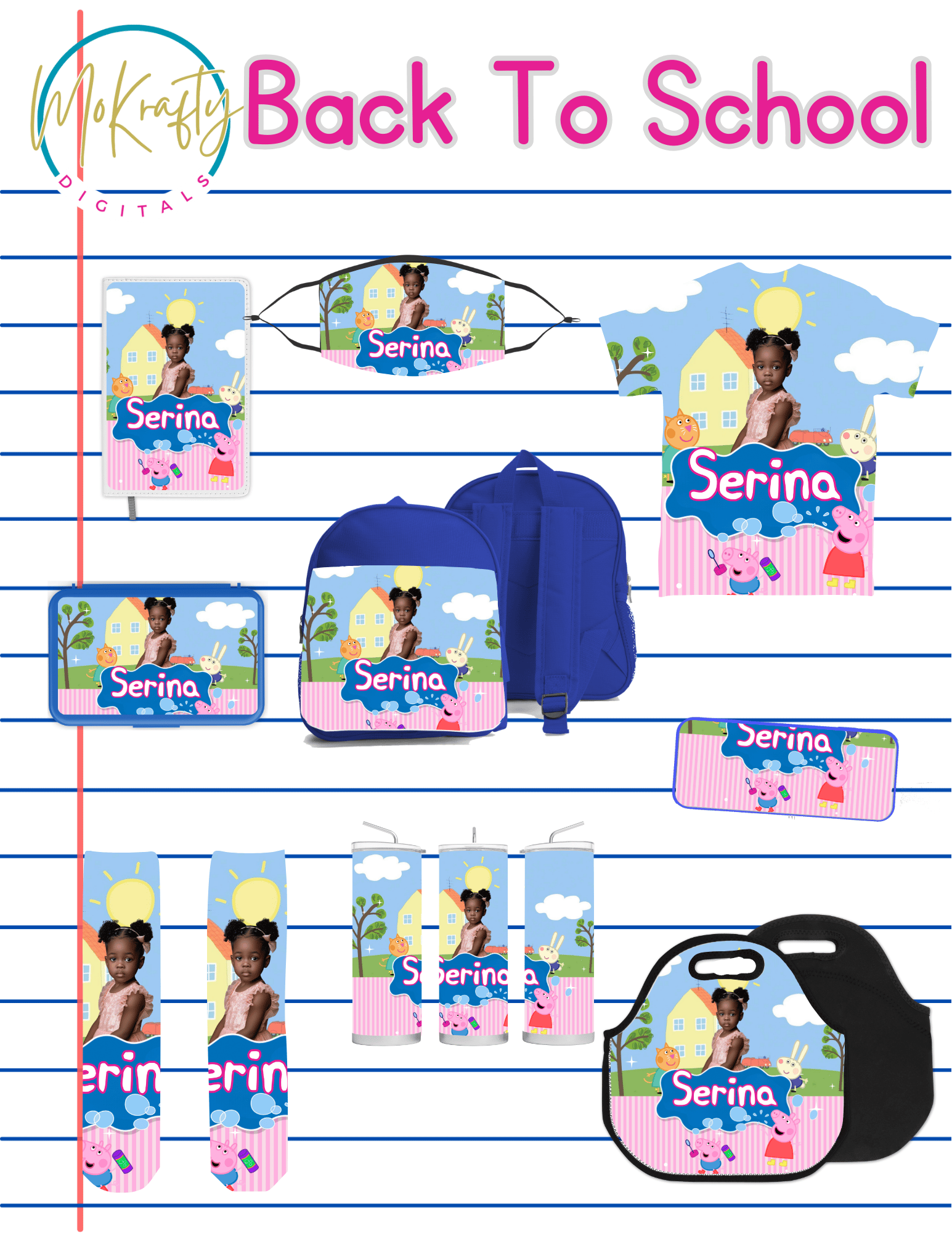 Peppa Pig-Inspired Editable Canva Template - Payhip