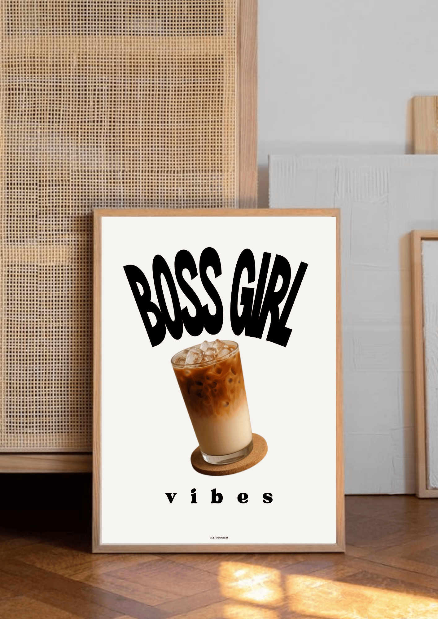 Bossgirl A3 print / iced espresso / A3 print / Digital art ...