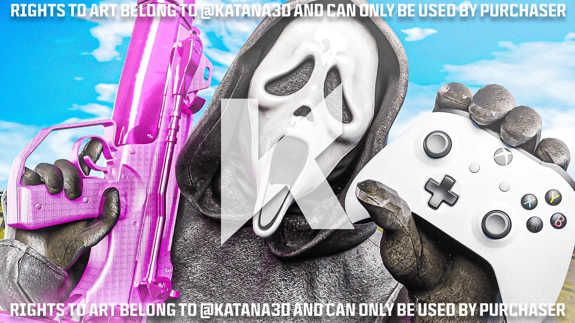 COD/Warzone Thumbnail - Ghostface XBOX Controller - Payhip