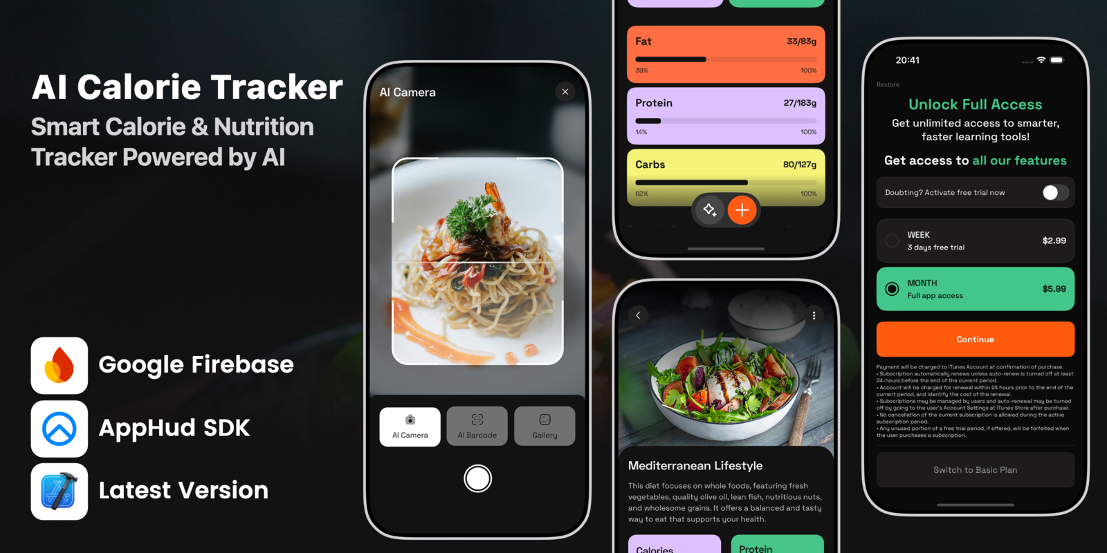 AI Calorie Tracker - iOS App Source Code - Payhip