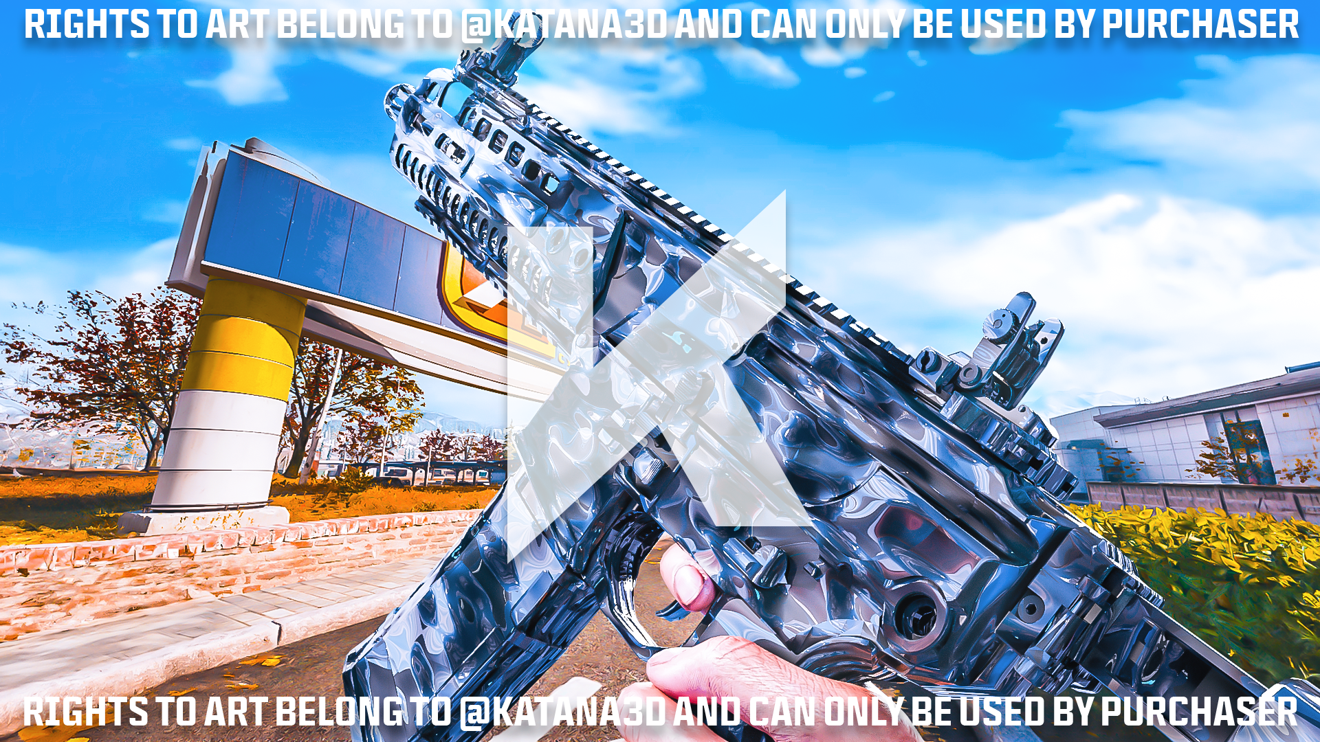COD/Warzone Thumbnail - Obsidian M13 (Rebirth Verdansk) - Payhip