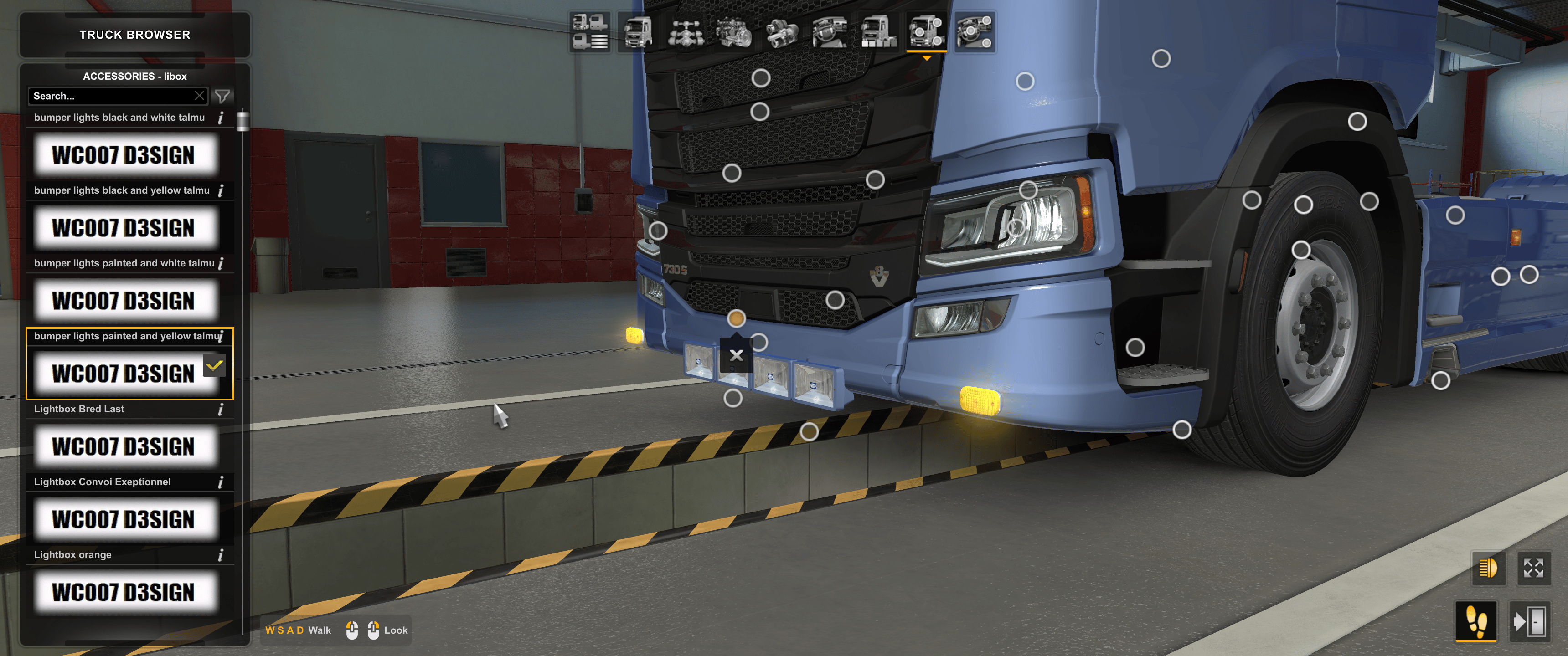 *[libox tuning part] Scania NG front bumper lights and talmu lights ...