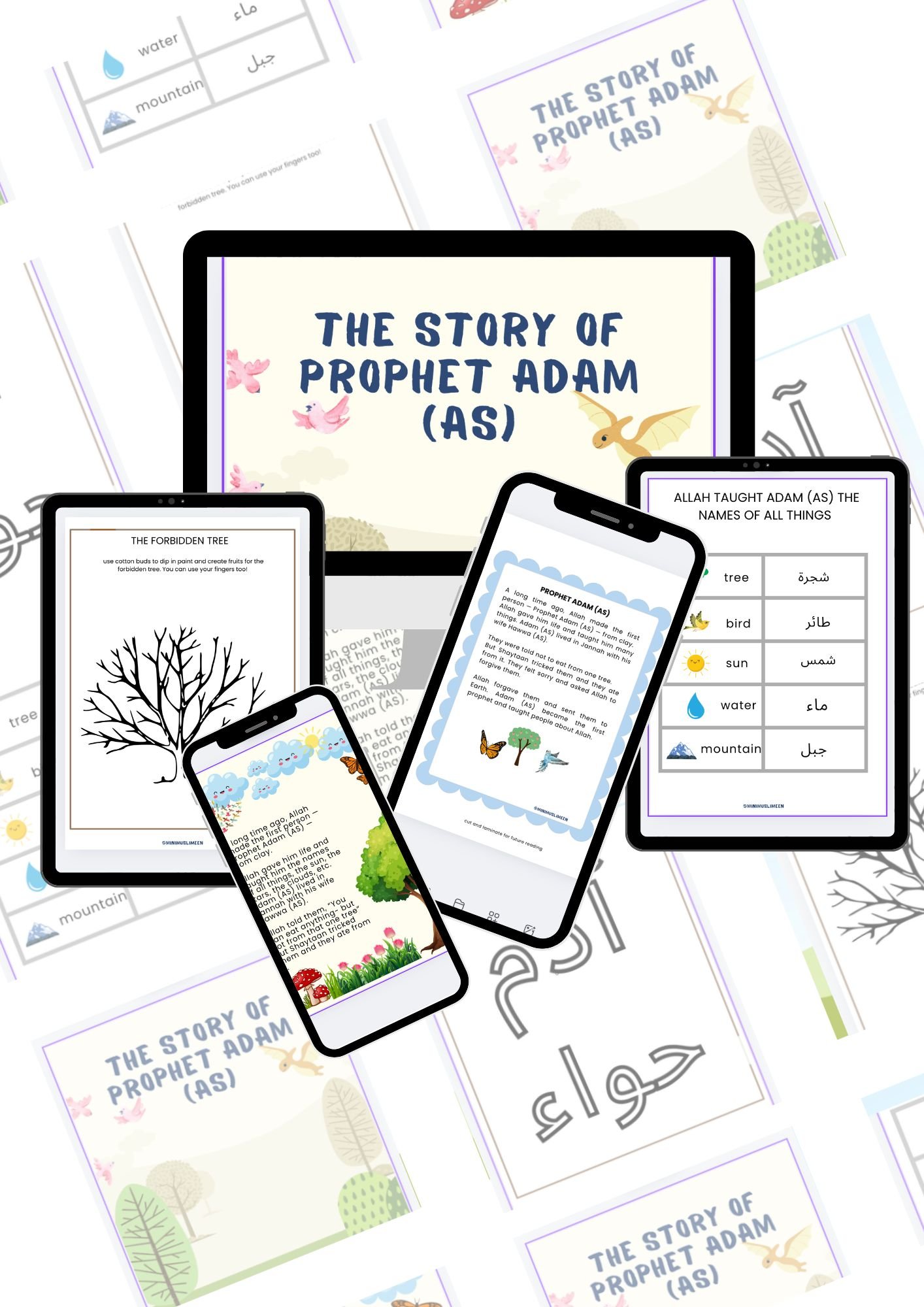 PROPHET ADAM (AS) ACTIVITY PACK - AGES 3-5 - Payhip