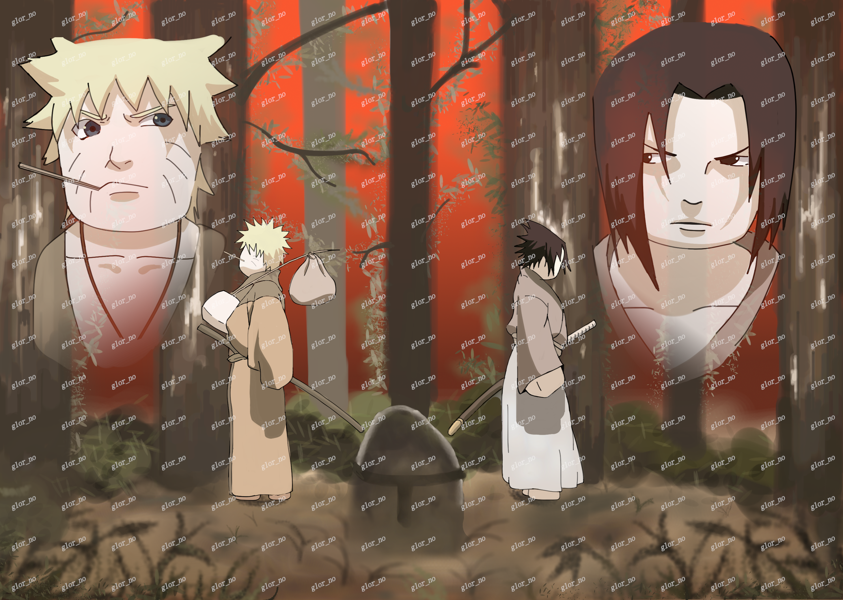 naruto/sasuke rbx art (limited ) - Payhip