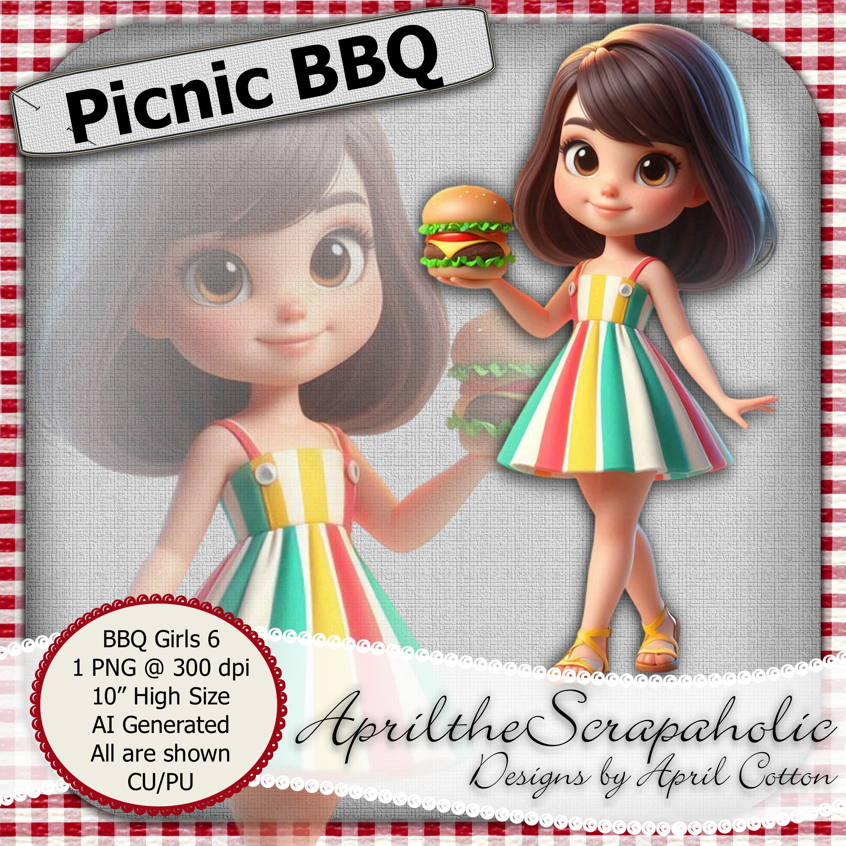 Picnic BBQ - Girl 6 - Payhip