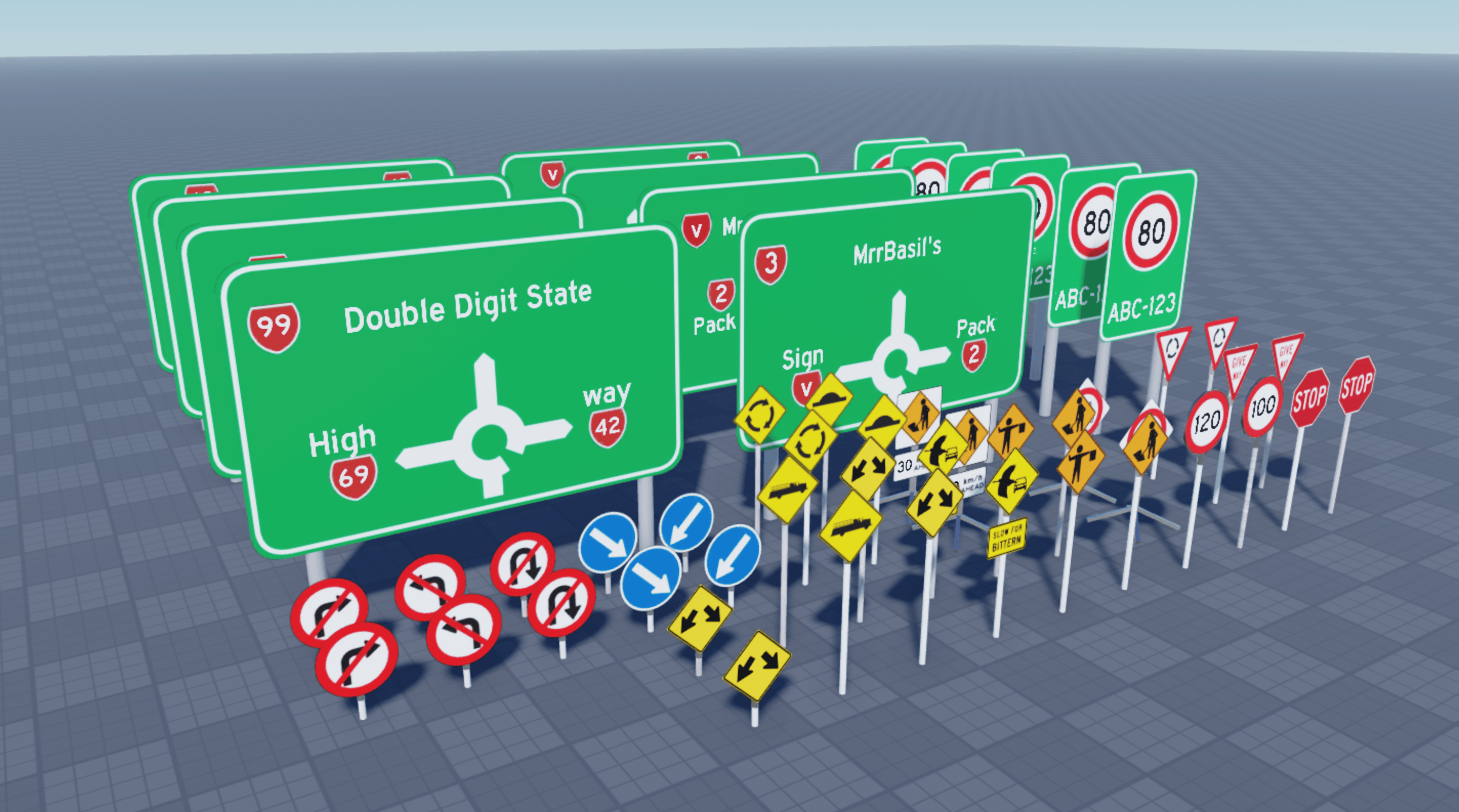 ROAD SIGN ASSET PACK 3 [FREE] - Payhip