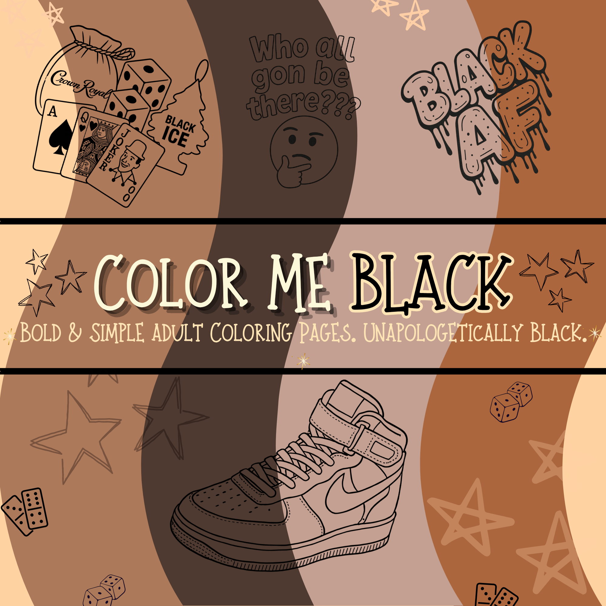 Color Me Black Digital Coloring Book - Payhip