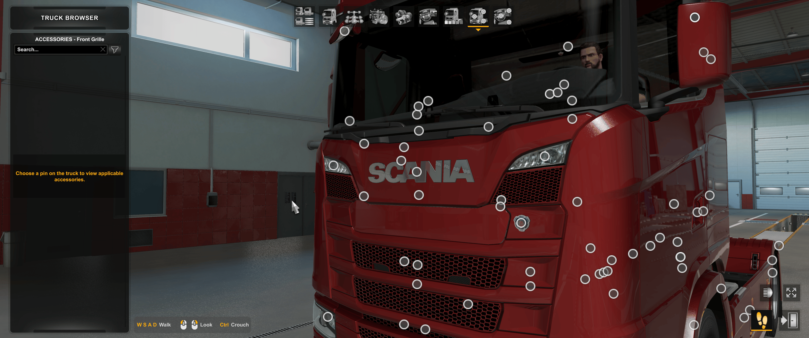 [front grille tuning part] Scania S NG Coles customs special grill - Payhip