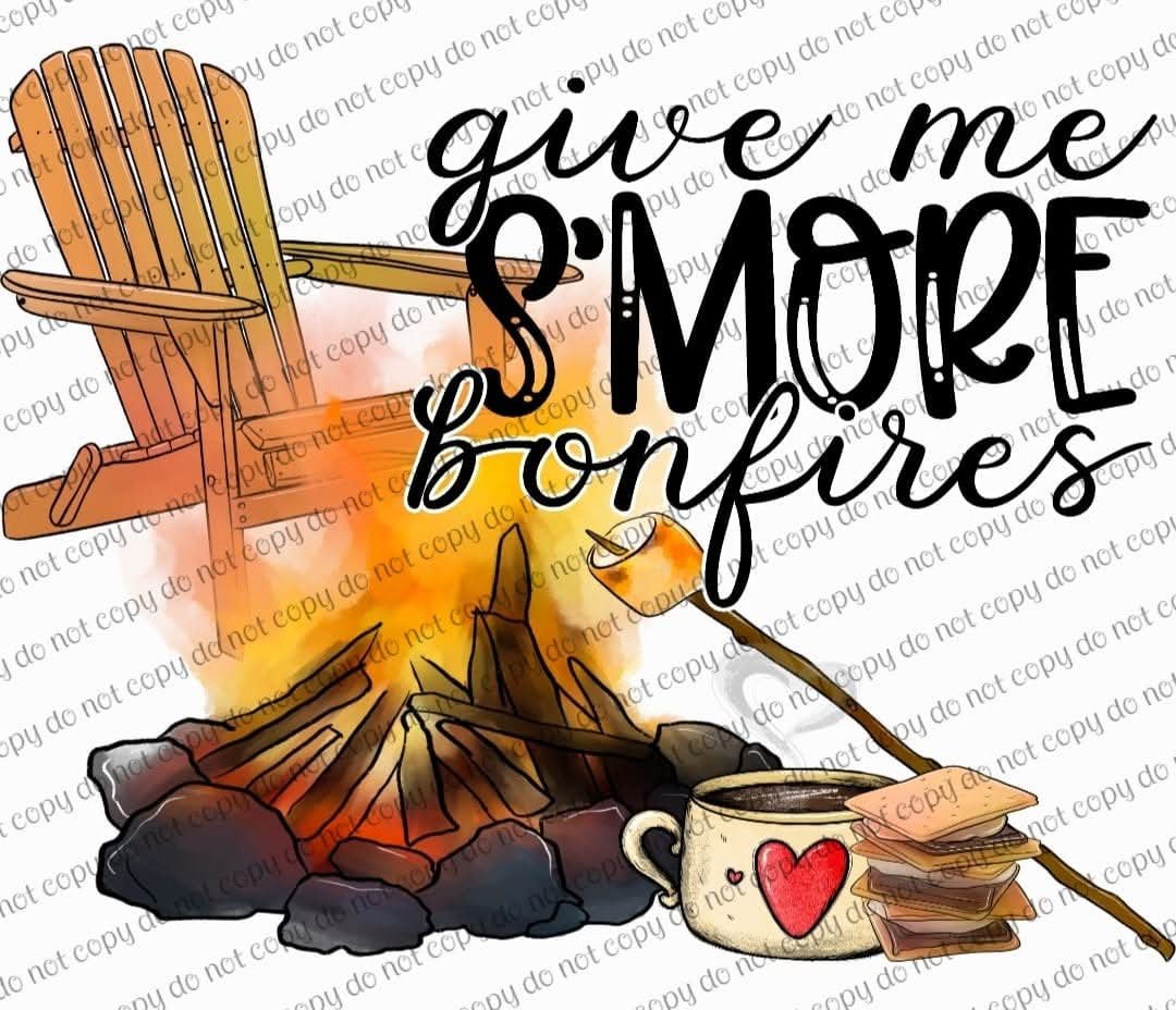 GIVE ME SMORE BONFIRES PNG DIGITAL DESIGN - Payhip