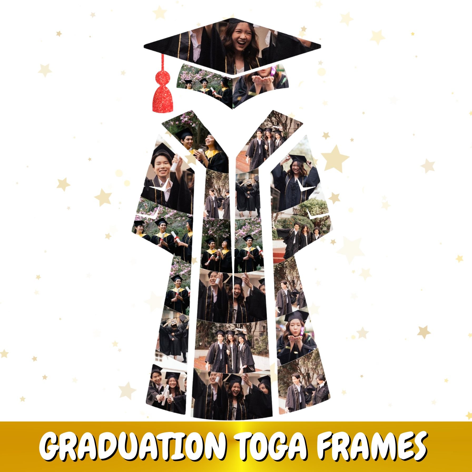 Create your Frame - Graduation Toga - Payhip
