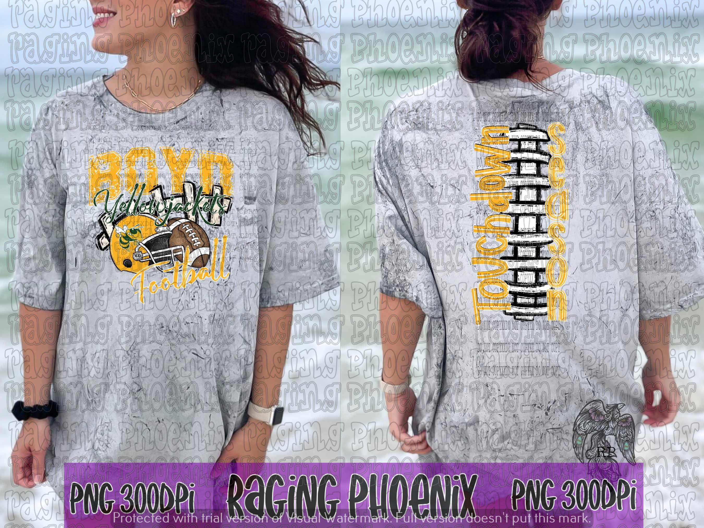 BOYD YELLOWJACKETS FOOTBALL LACE FL25 - Payhip