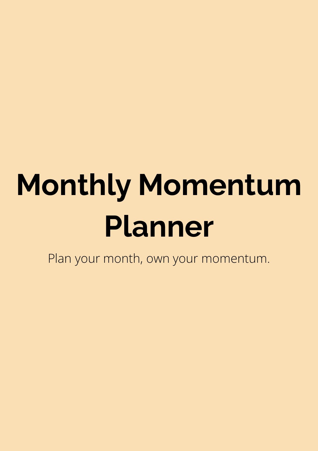 Monthly Digital Planner with Inspirational Quotes - Payhip