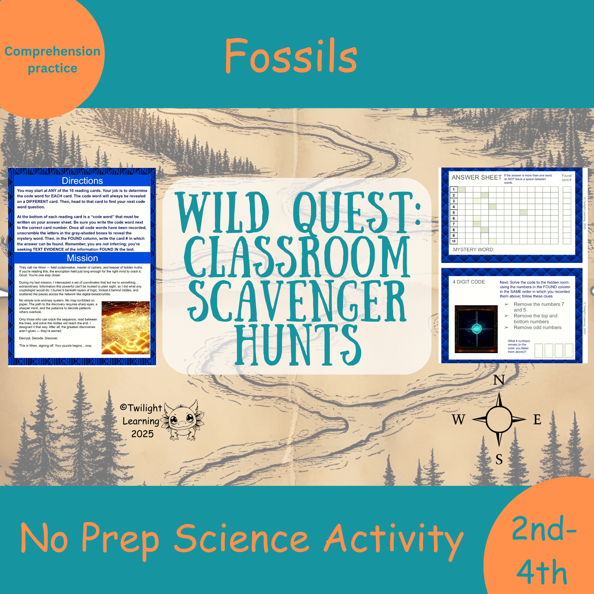 Fossils Scavenger Hunt 2nd-4th Grade - Payhip