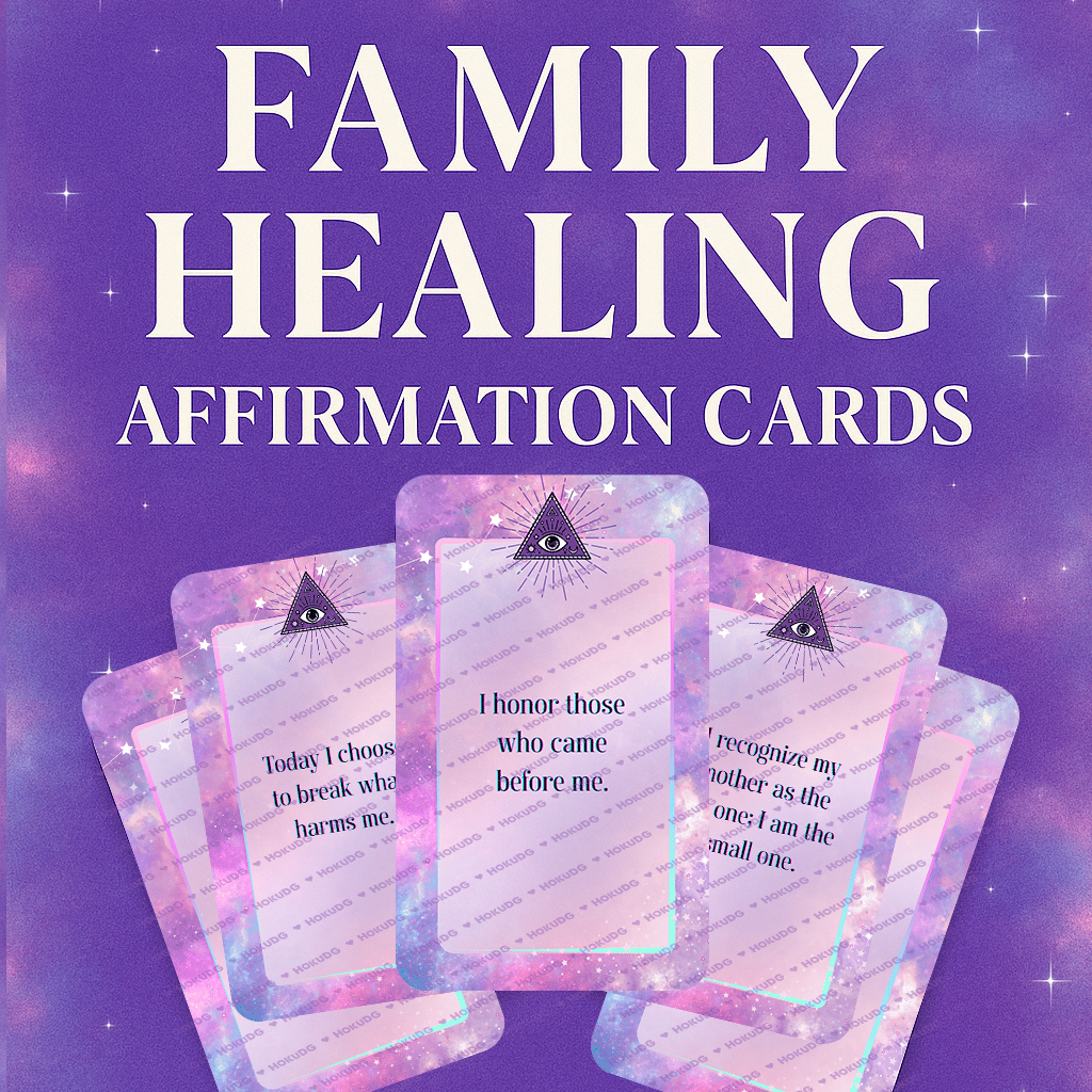 Family Healing Affirmation Cards – Printable Deck for Inner Work ...