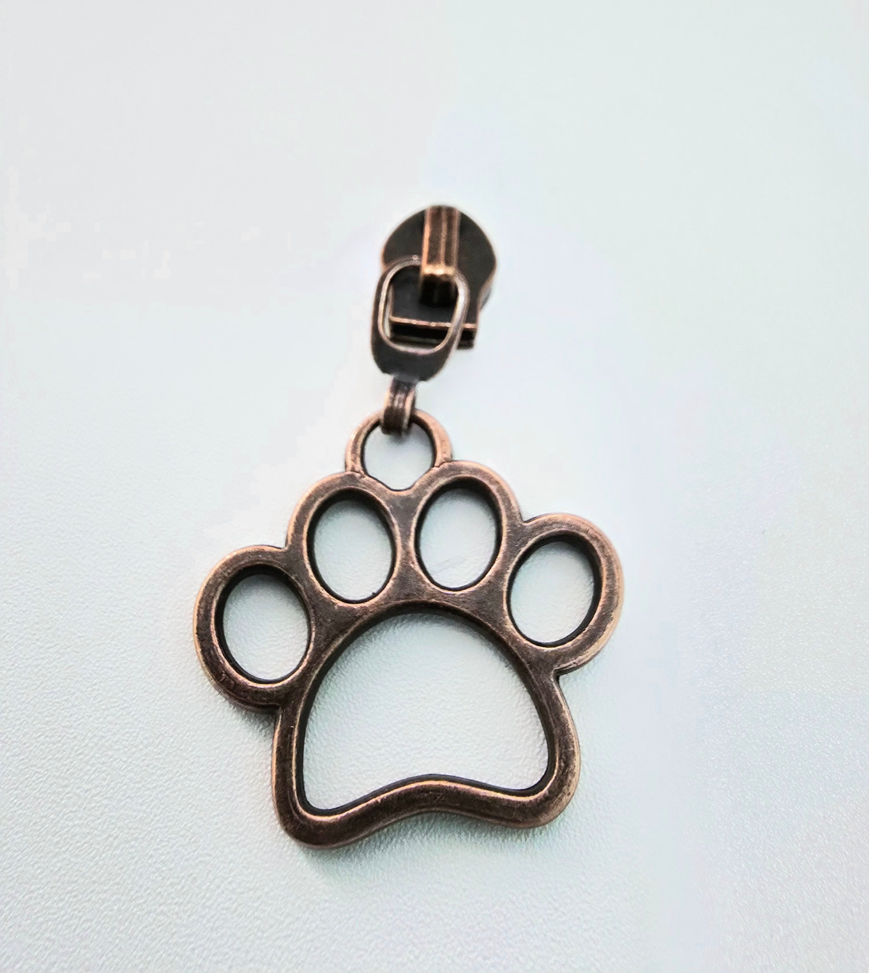 #5 Copper Paw Zipper Pull - Payhip