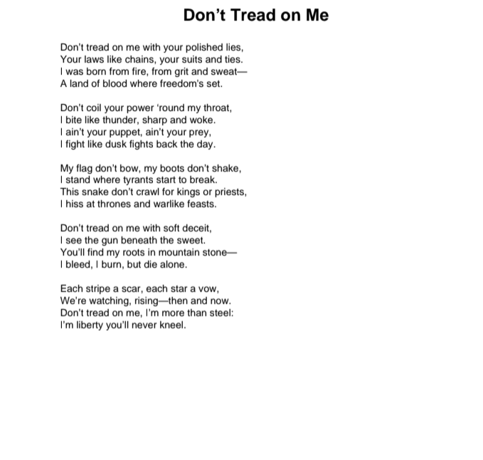 Don't Tread - Poem - Payhip