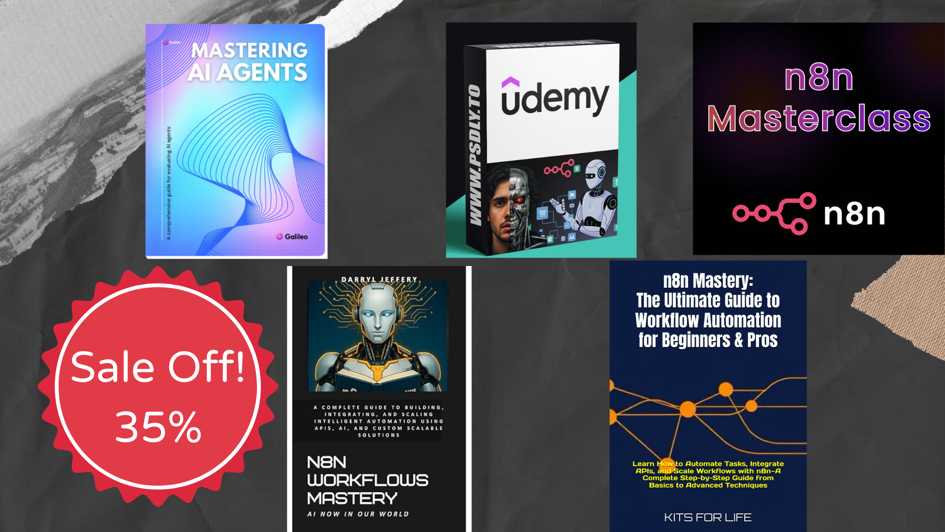 "Roadmap to Mastering AI and Automation" Book Bundle (Bonus Ready-use 4000 N8N AI Agents) - (5⭐ ...