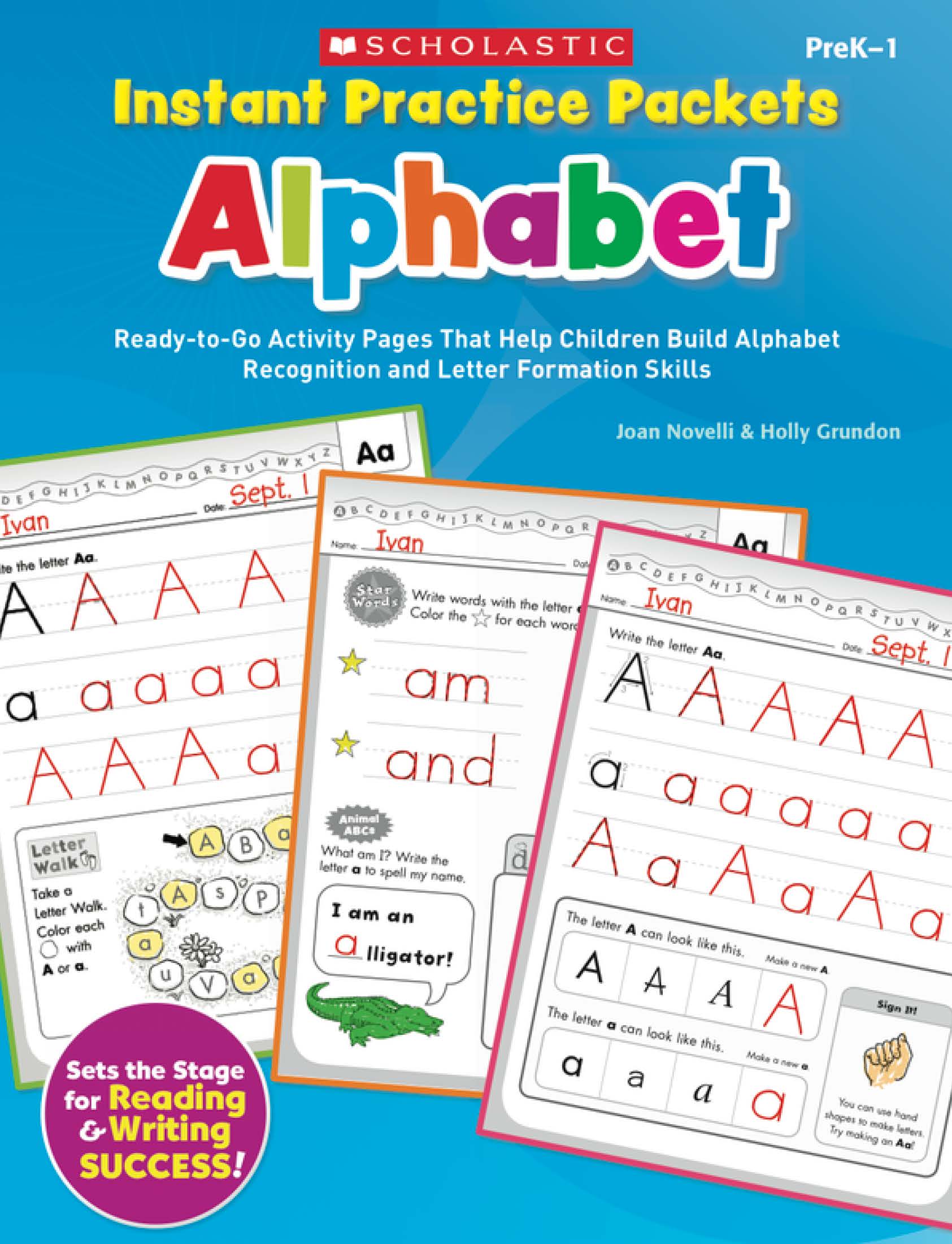 Instant Practice Packets - Alphabet PDF - Payhip