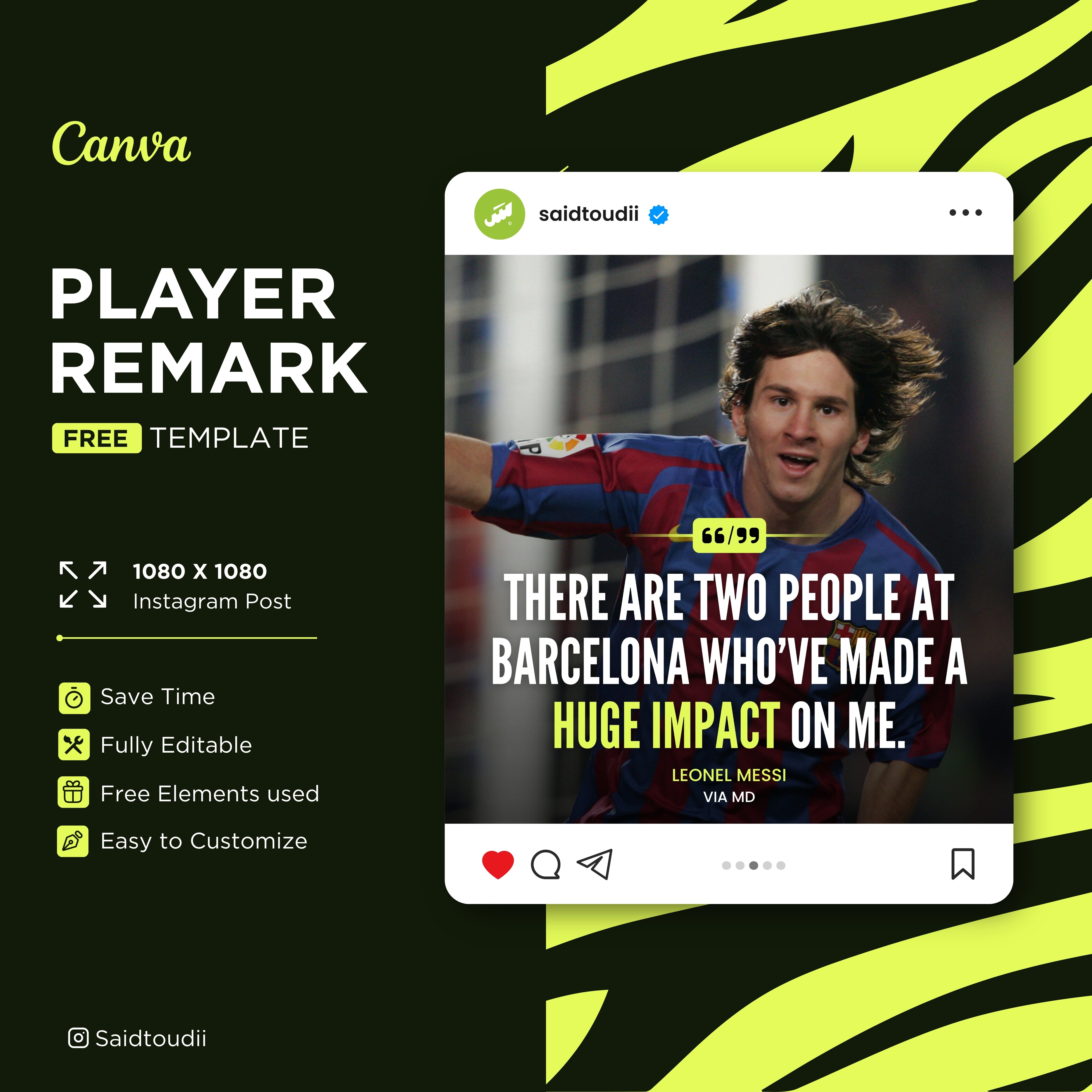 Player Remark canva template - Payhip