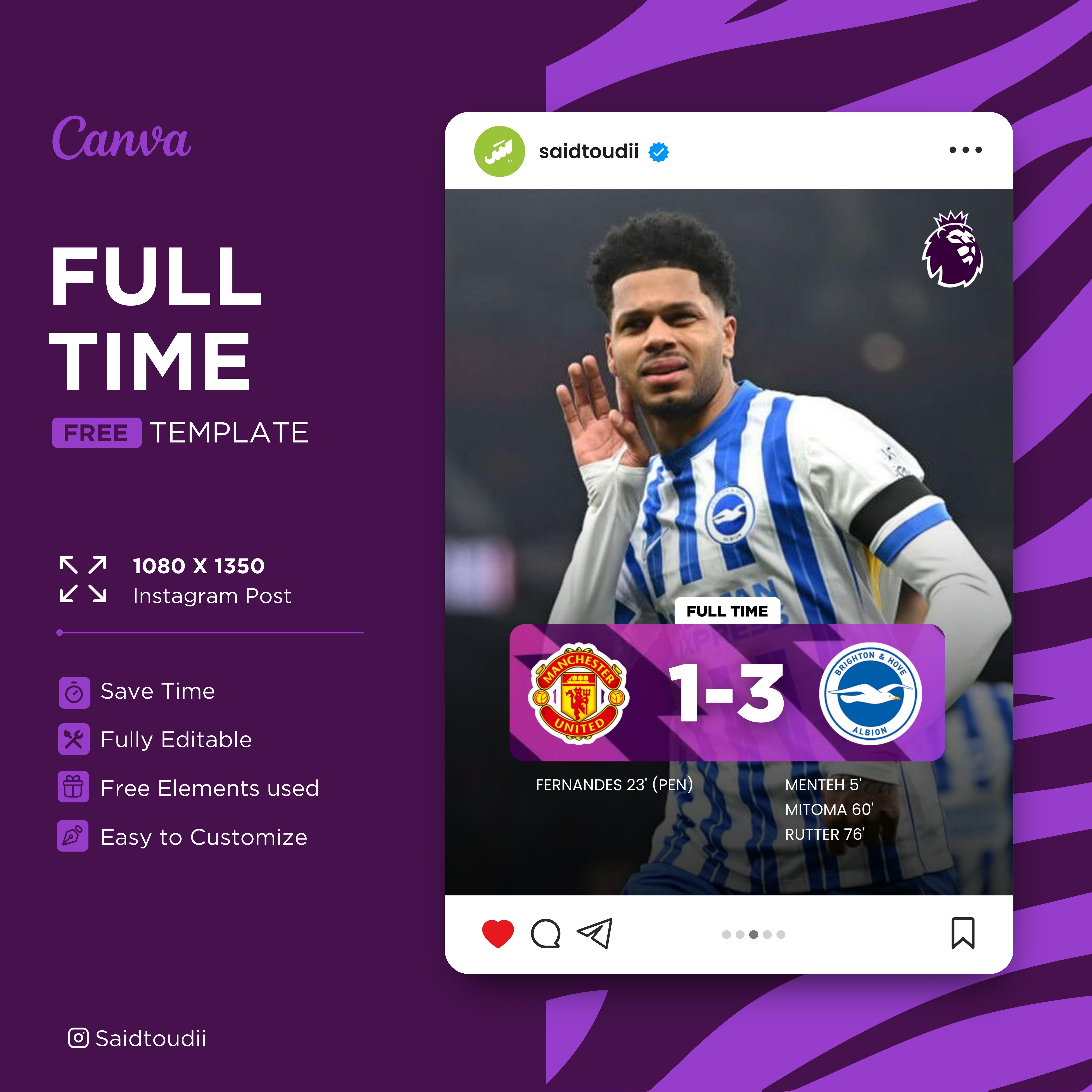 Full Time canva template - Payhip